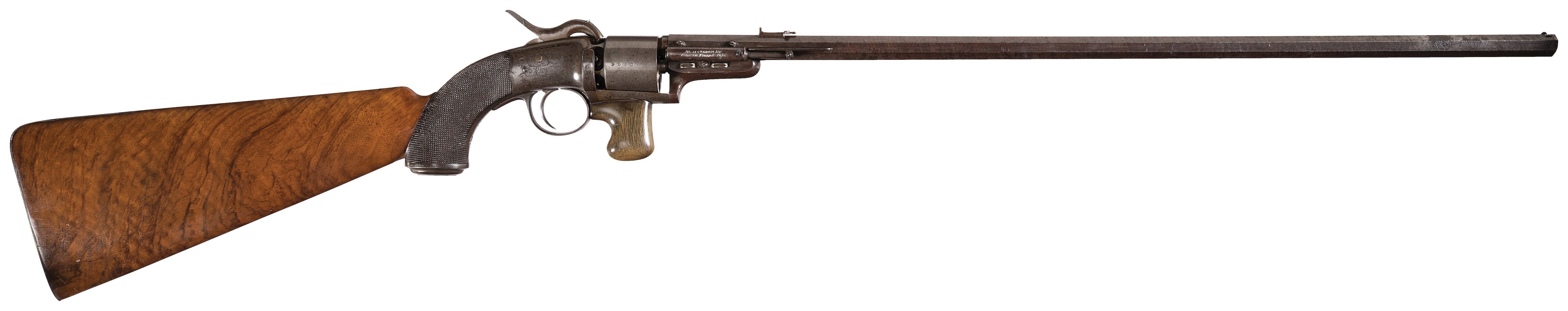 Parker, Field & Sons 6-Shot Transitional Revolving Rifle | Rock Island ...