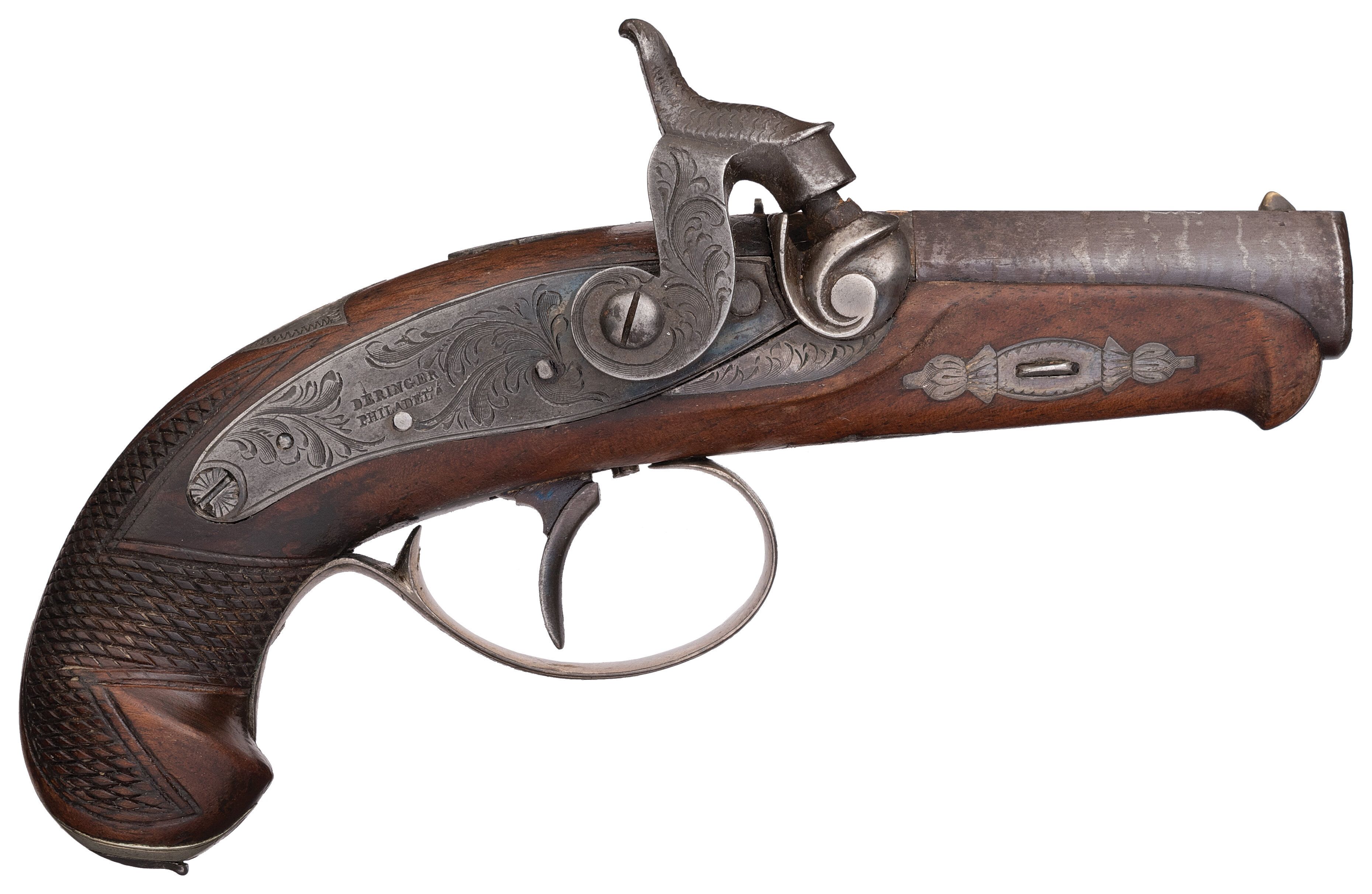 Engraved Henry Deringer Percussion Pocket Pistol | Rock Island Auction