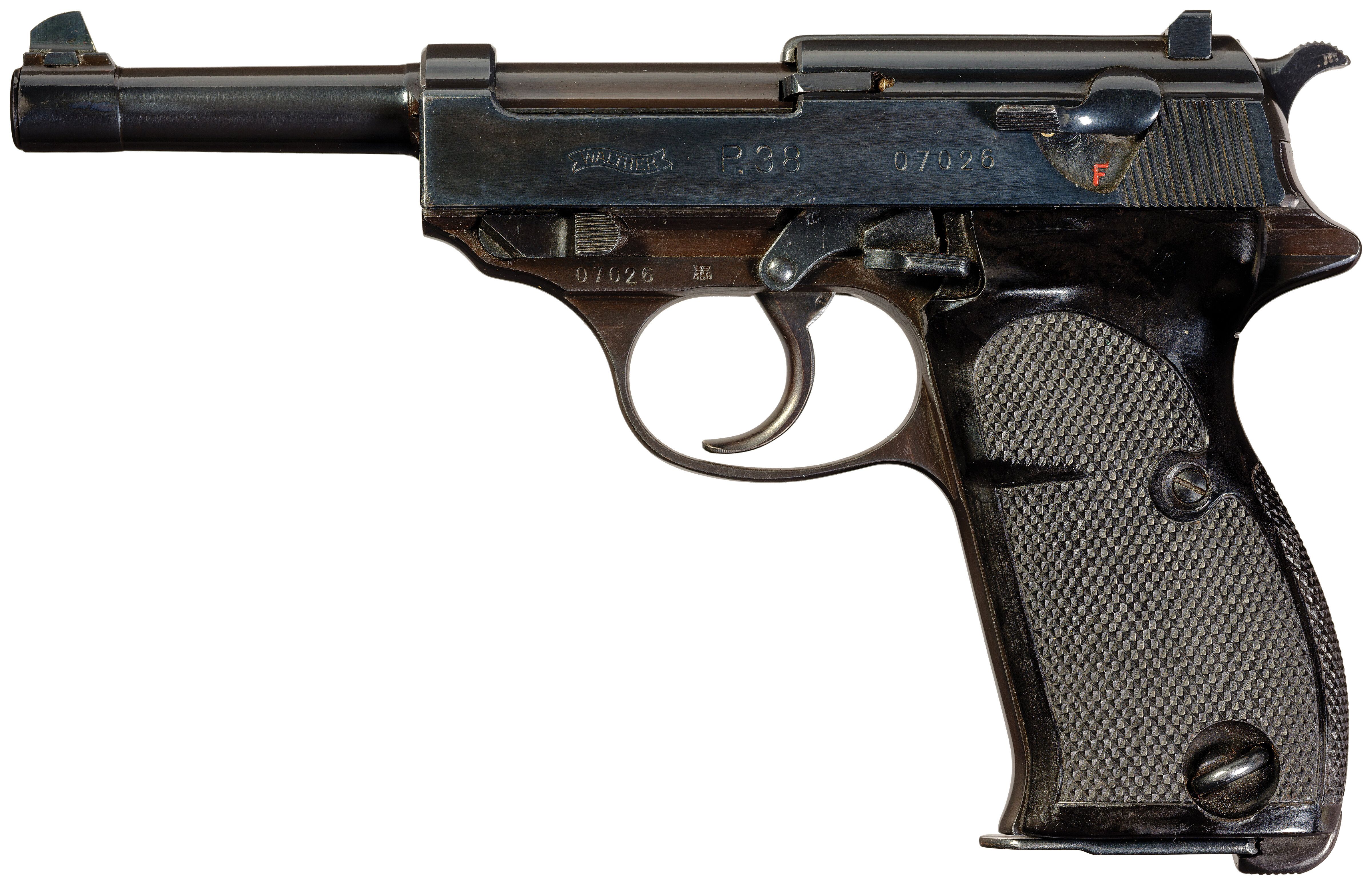 World War II German Walther Third Issue Zero Series P.38 Pistol | Rock ...