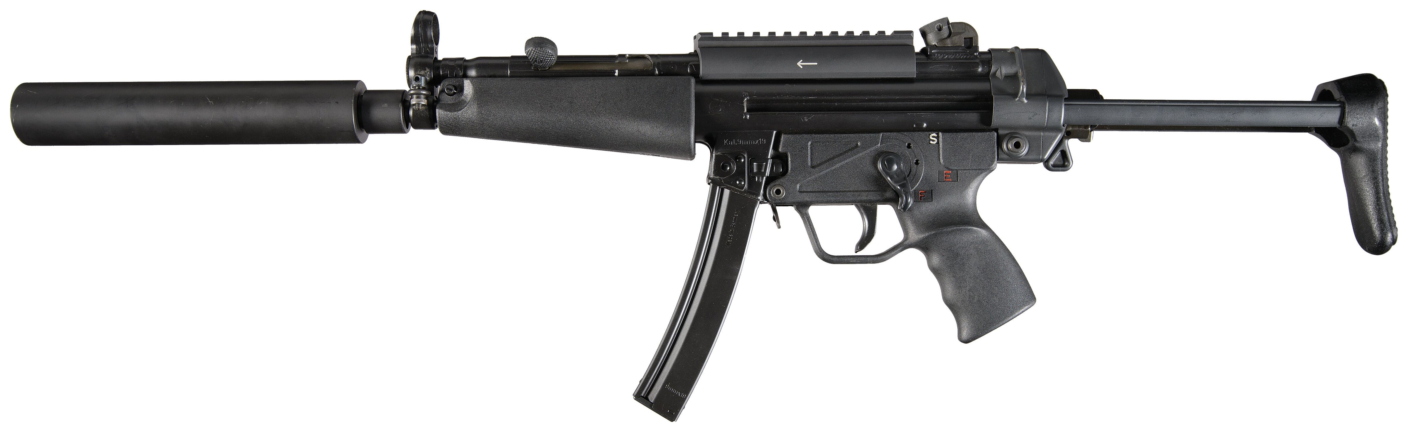 Mp5 9mm With Silencer
