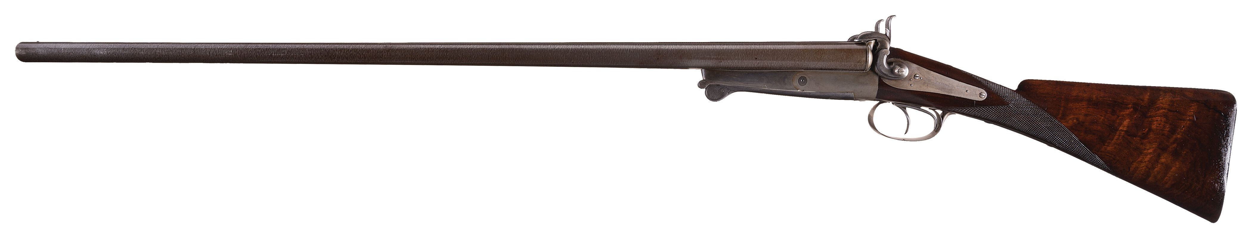 8 Bore Lefaucheux Patent Underlever Hammer Duck Gun | Rock Island Auction