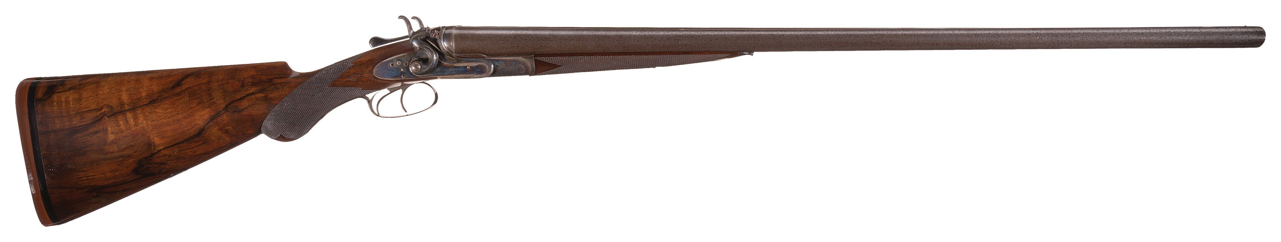 W.W. Greener 10 Bore Double Barrel Toplever Hammer Duck Gun | Rock ...