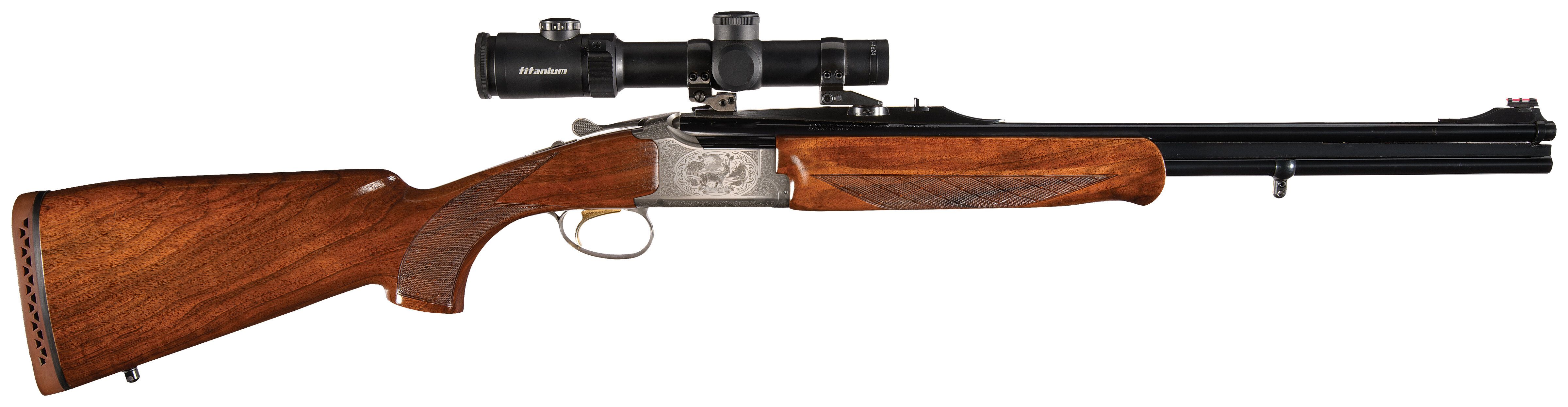 Factory Engraved Belgian Browning Express Elite Rifle with Scope | Rock ...