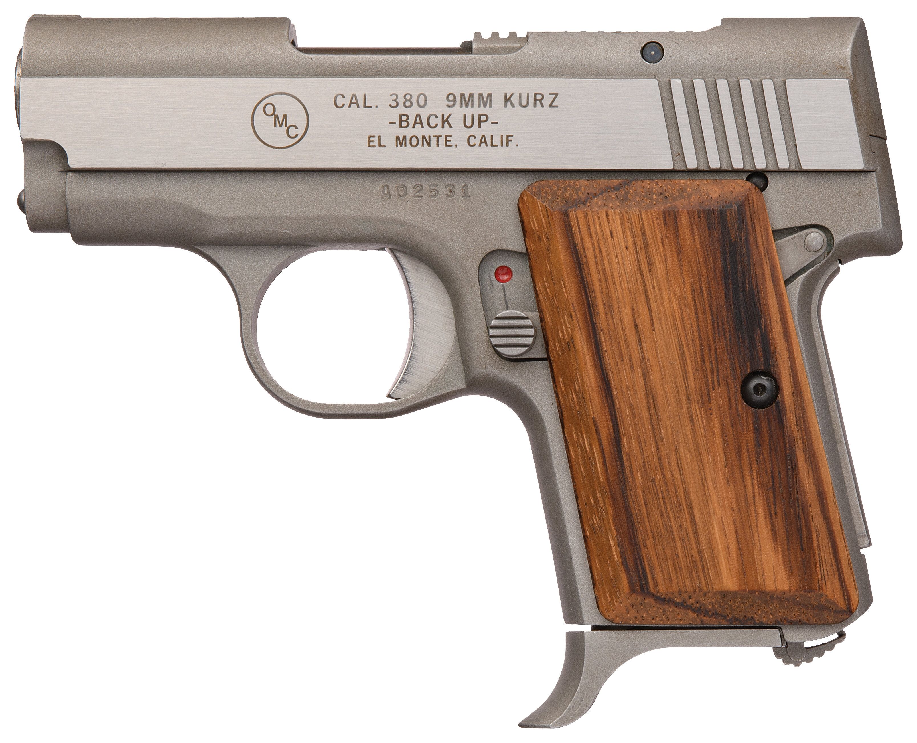 John Wayne Owned OMC Backup .380 Pocket Pistol with COA | Rock Island ...