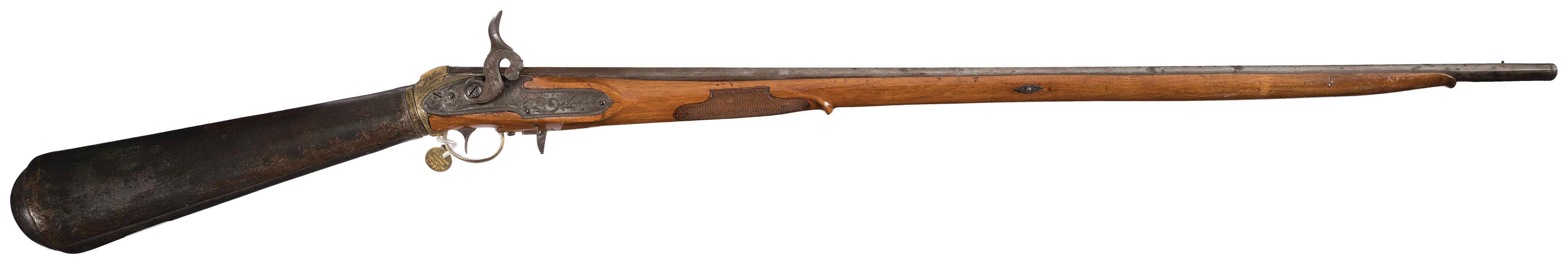 Engraved Tip-Up Barrel Air Gun by Joseph Schembor of Vienna | Rock ...