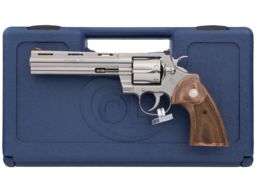 Colt Python Double Action Revolver with Stag Grips | Rock Island Auction
