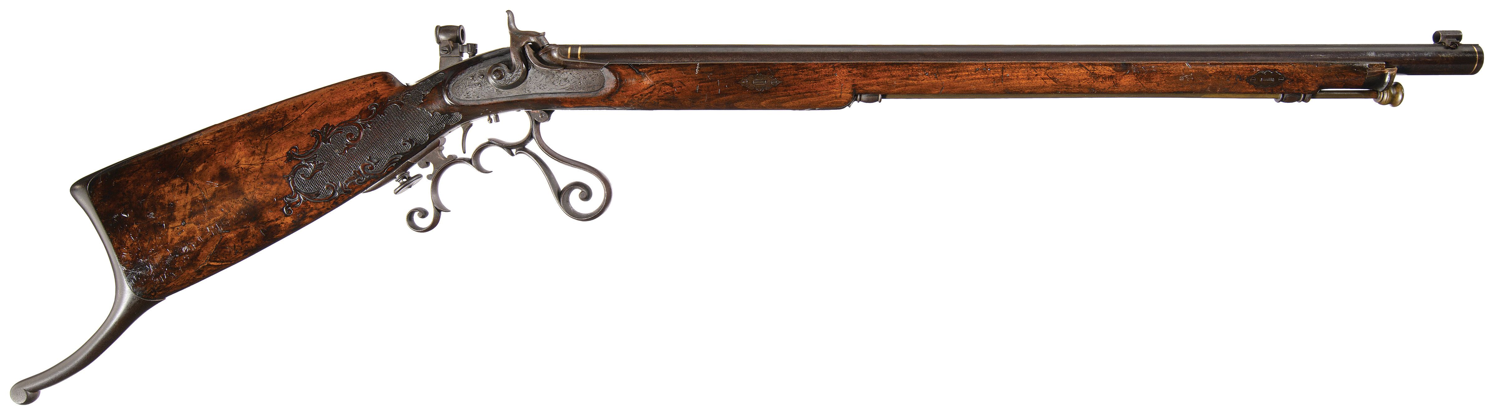 John Donaghy Dutch Percussion Schuetzen Target Rifle | Rock Island Auction