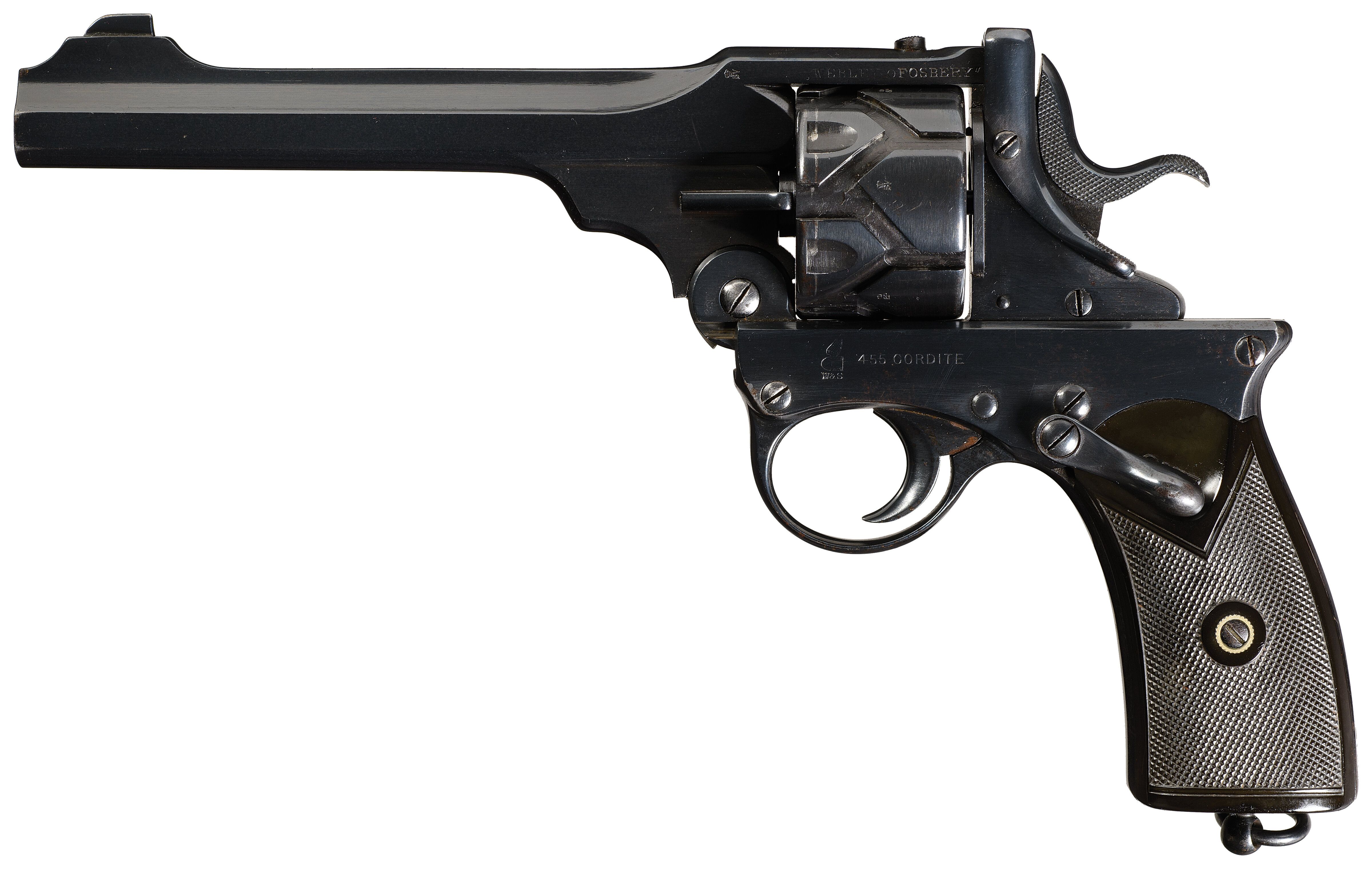 Inscribed World War I Webley-Fosbery Automatic Revolver | Rock Island ...