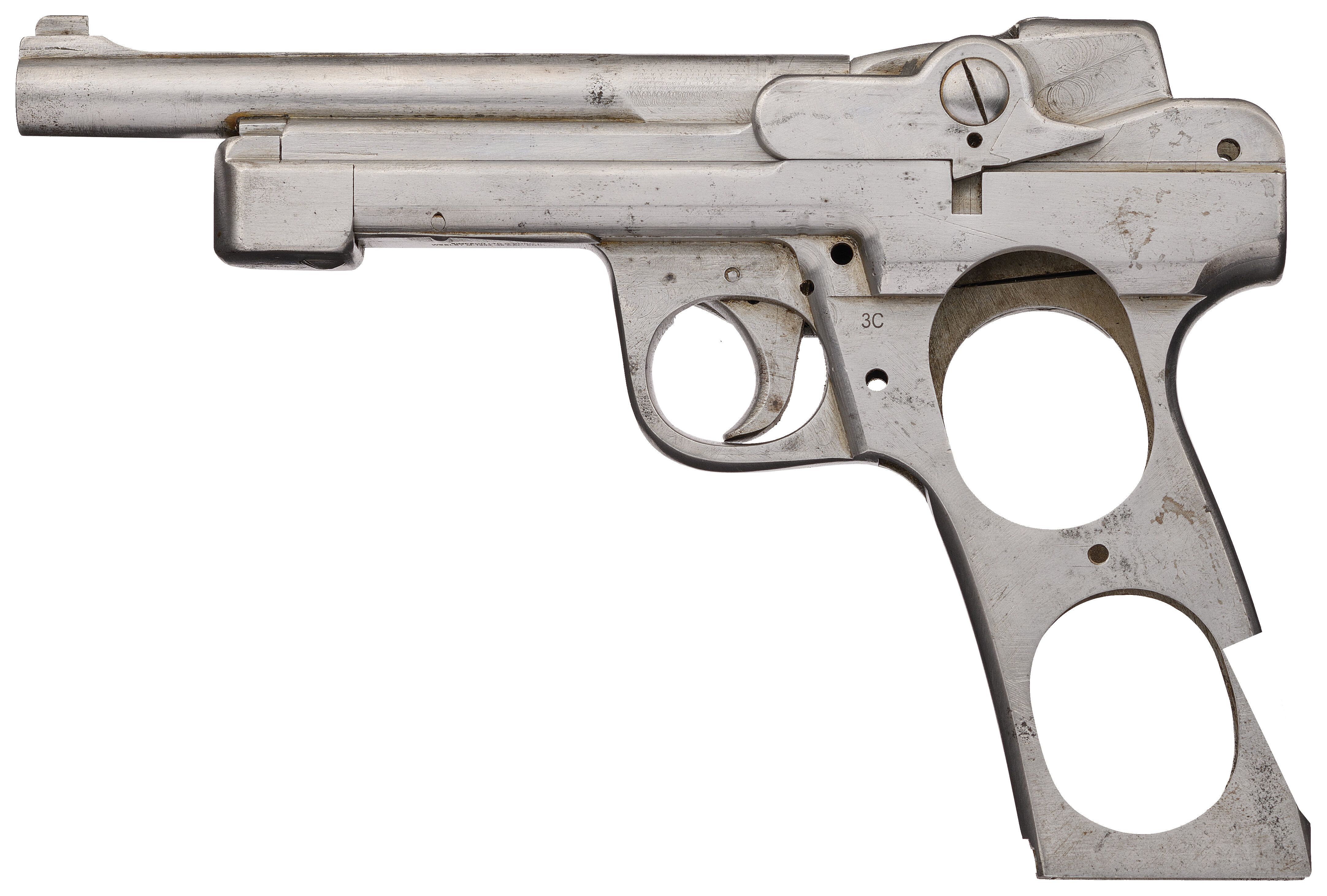 Experimental Prototype British Webley 1903 Semi-Automatic Pistol | Rock ...