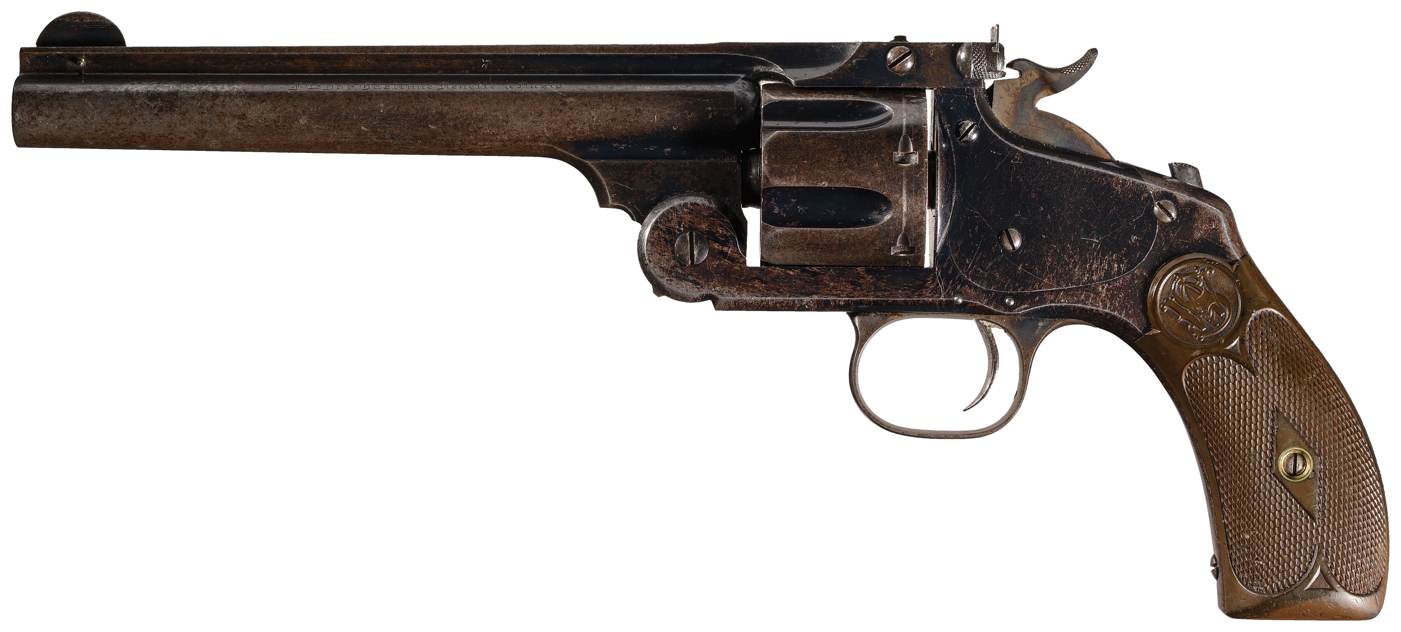 Parisian Retailer Smith & Wesson New Model No. 3 Revolver | Rock Island ...