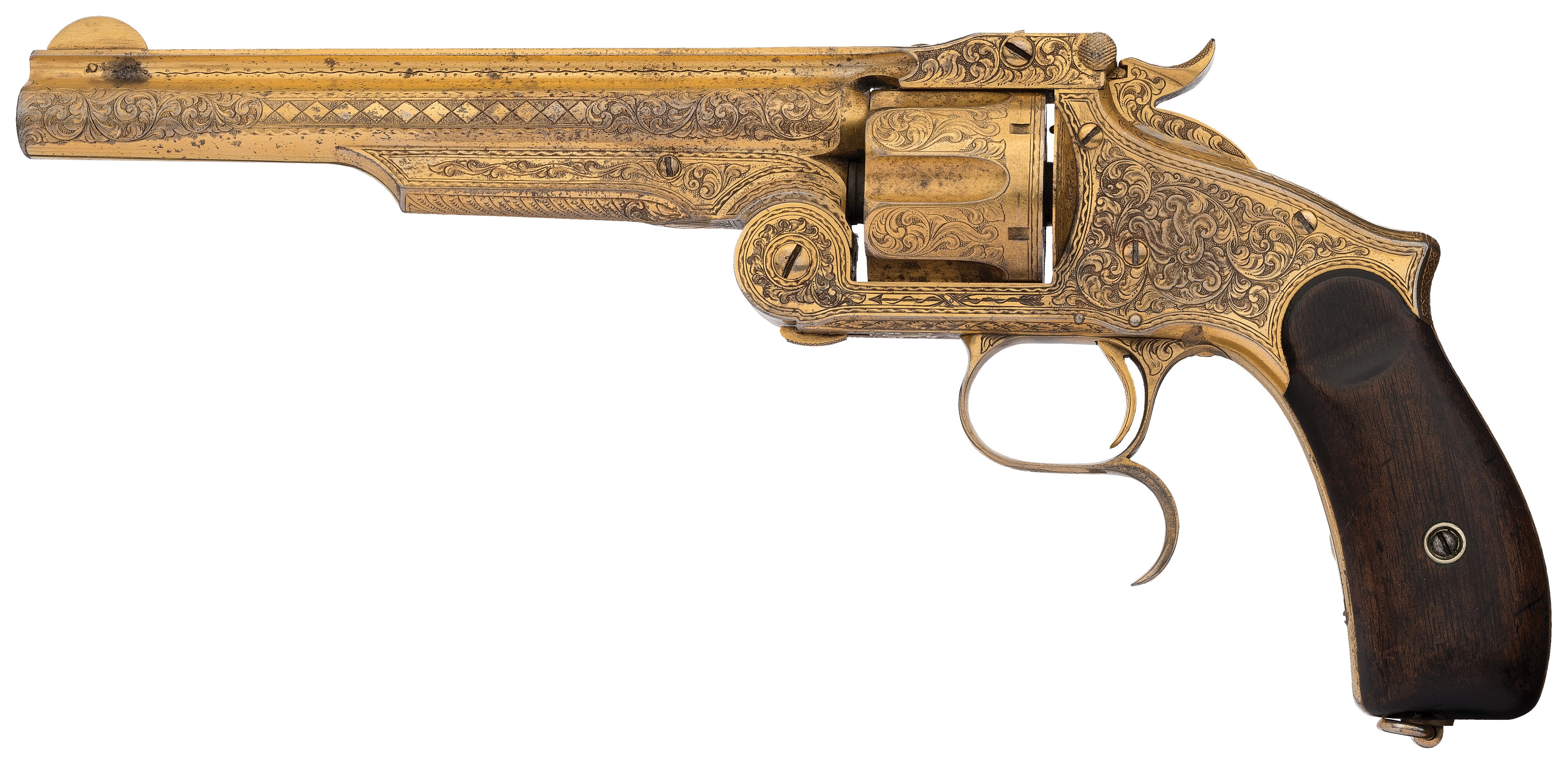 Engraved Smith & Wesson Russian 2nd Model Revolver | Rock Island Auction