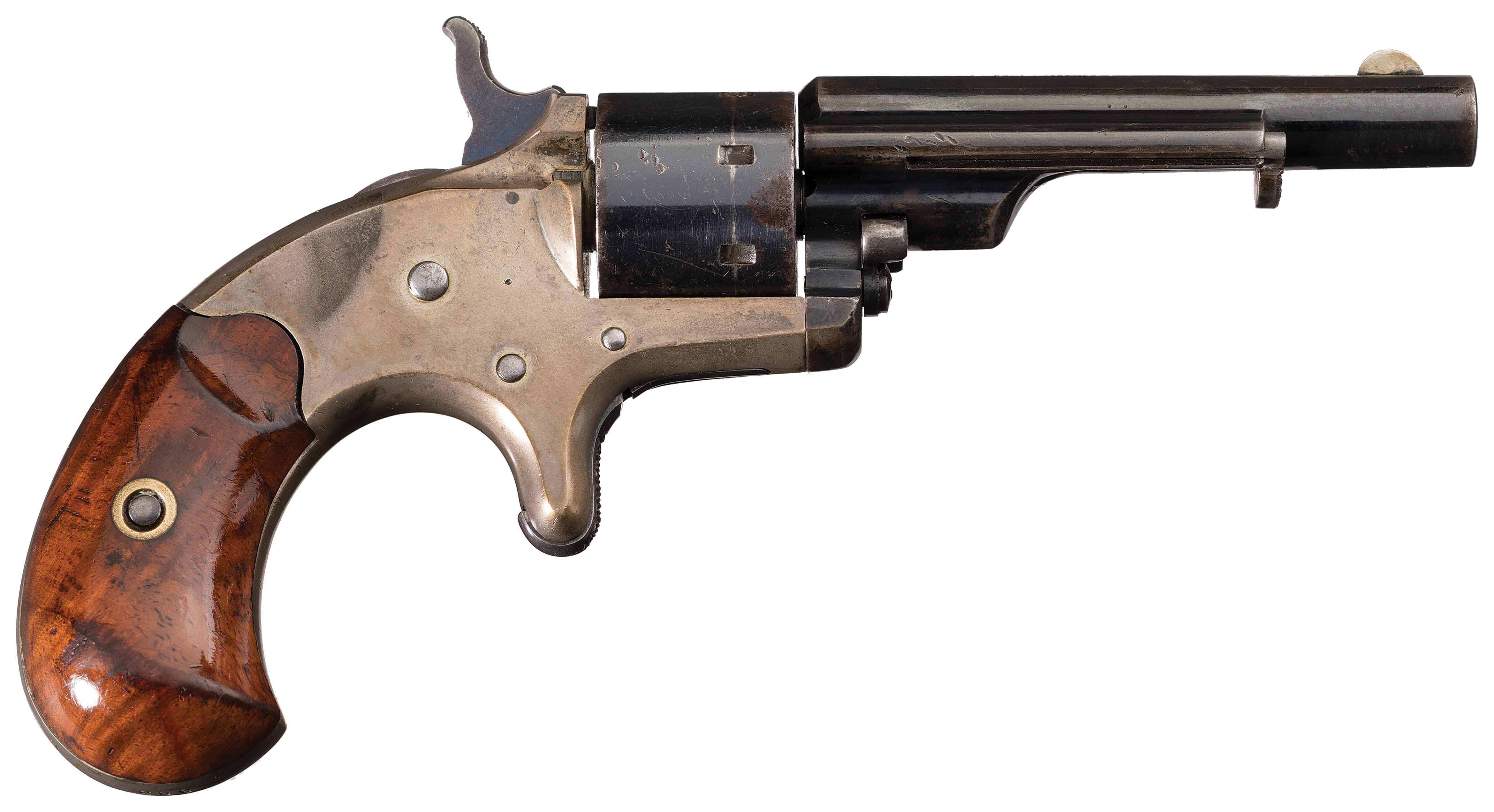 Early Production Colt Open Top Pocket Spur Trigger Revolver | Rock ...