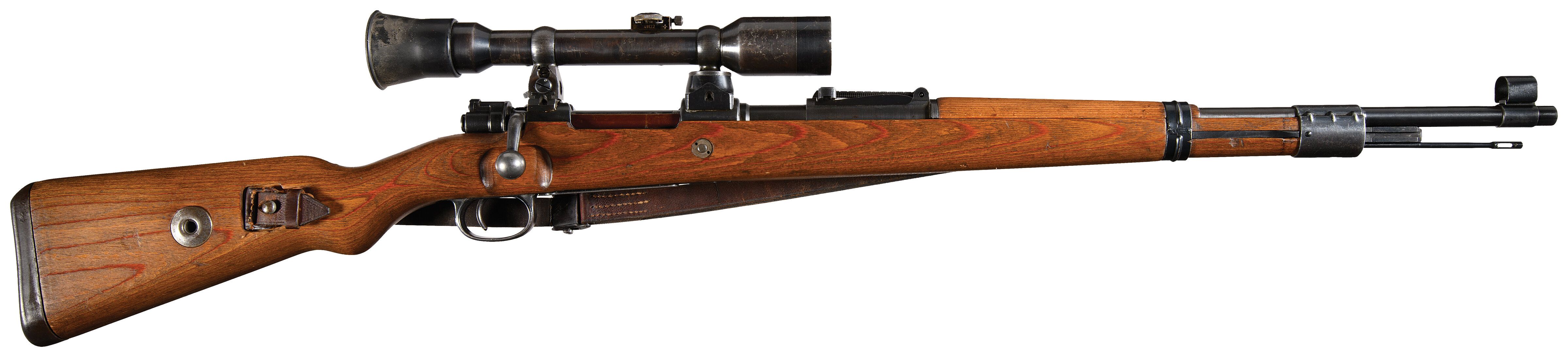 Mauser Model 98 High Turret Sniper Rifle With Ajack Scope Rock Island