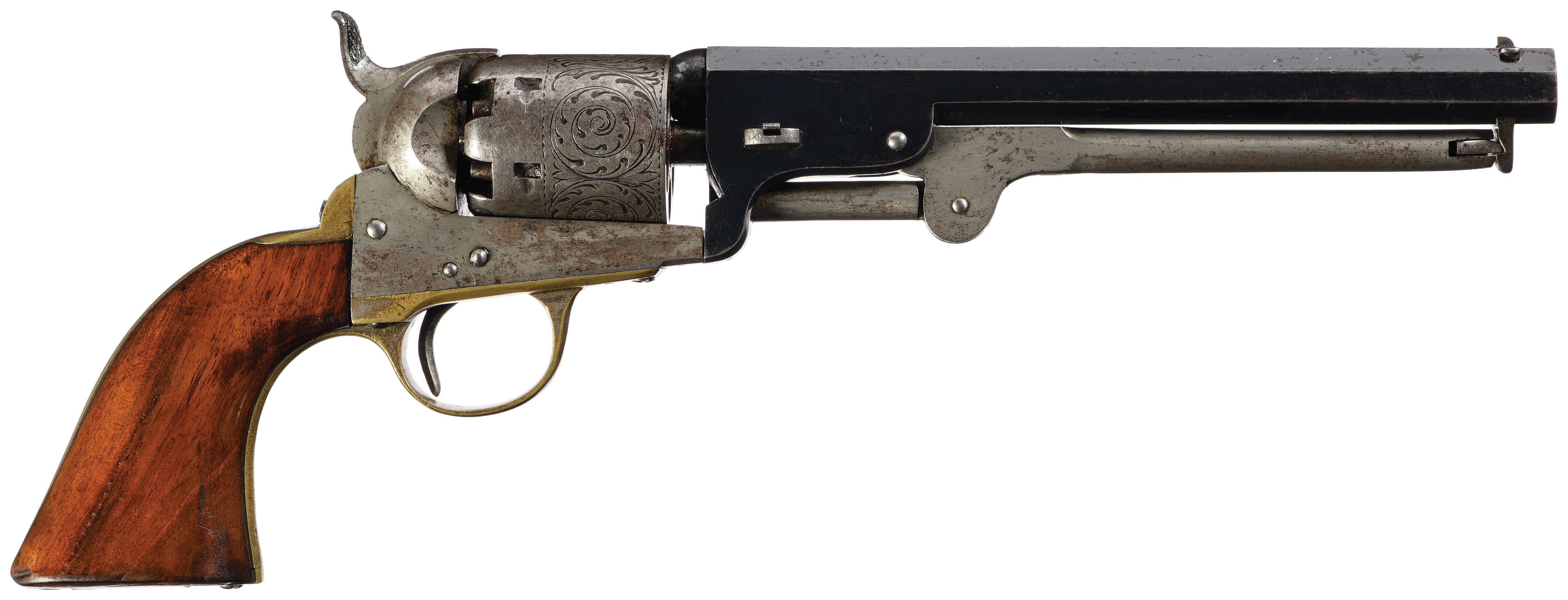 Belgian Colt Brevete Model 1851 Navy Percussion Revolver | Rock Island ...