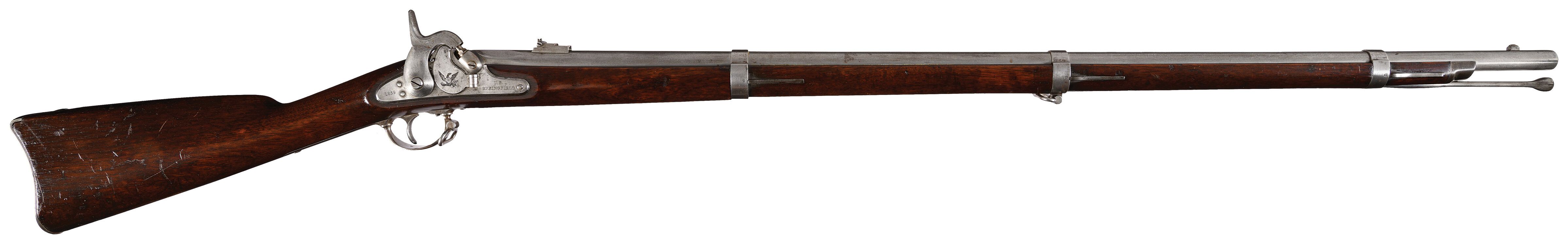 U.S. Springfield Model 1855 Type II Percussion Rifle-Musket | Rock ...
