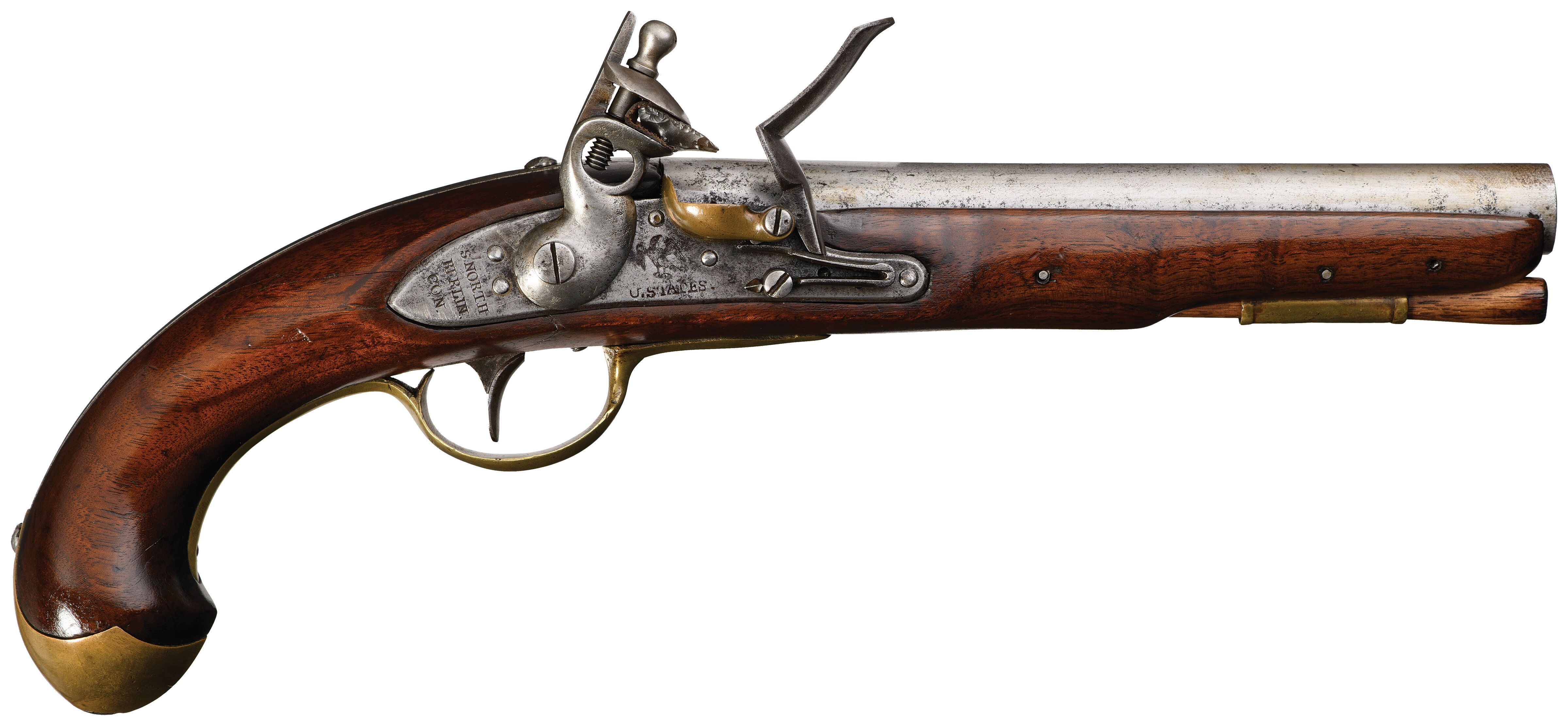 North Army Contract Model 1811 Flintlock Pistol | Rock Island Auction