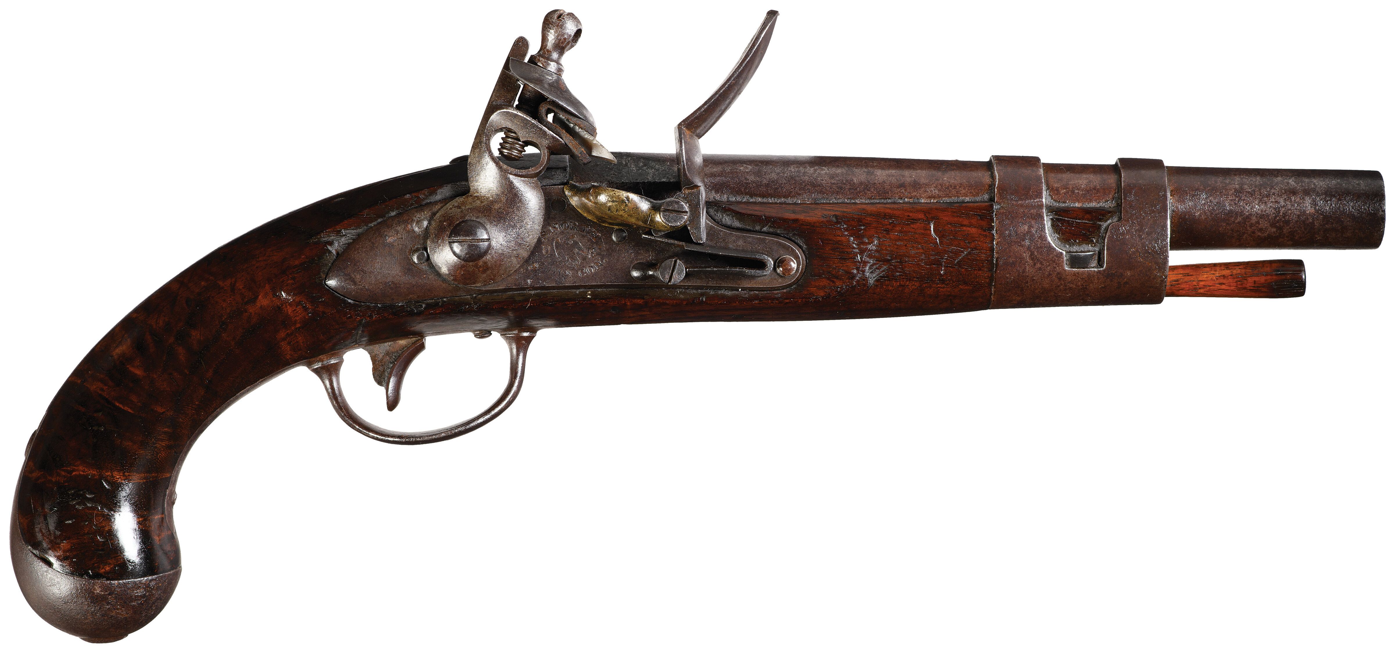 U.S. Simeon North Model 1813 Army Flintlock Pistol | Rock Island Auction