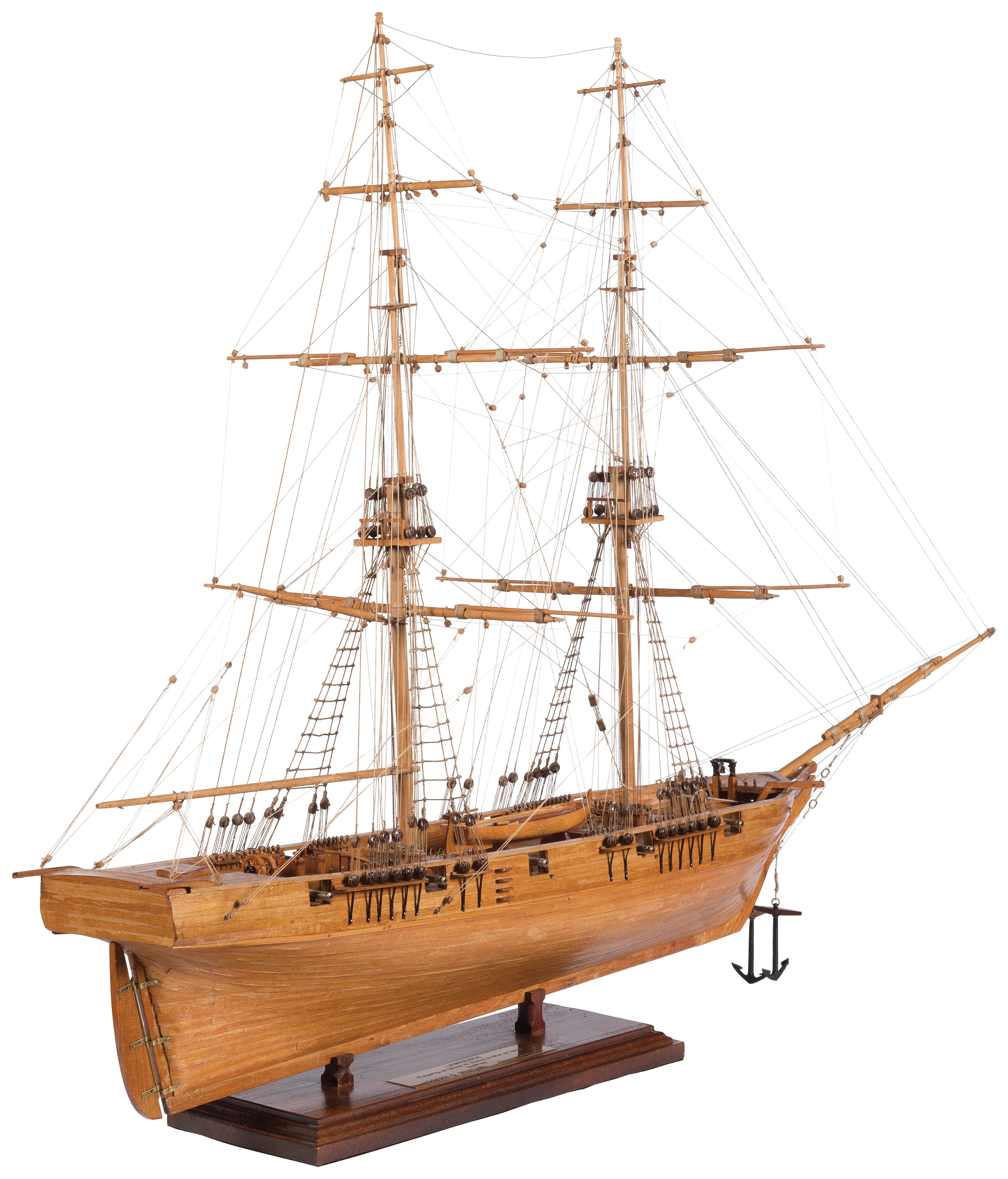 Scale Model of the USS Lawrence with Display Table | Rock Island Auction