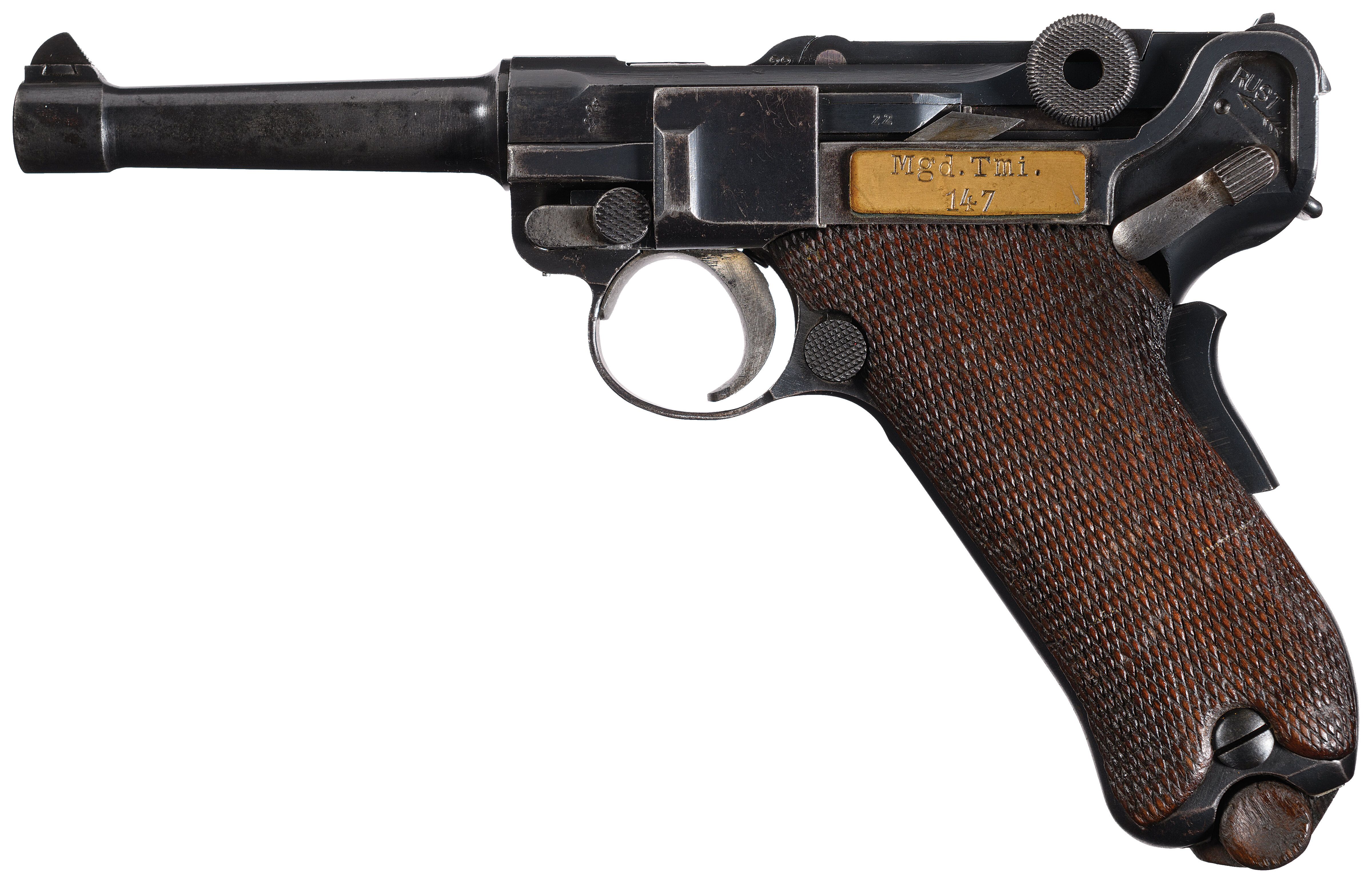 Dutch Contract Vickers Model 1906 Luger Semi-Automatic Pistol | Rock ...