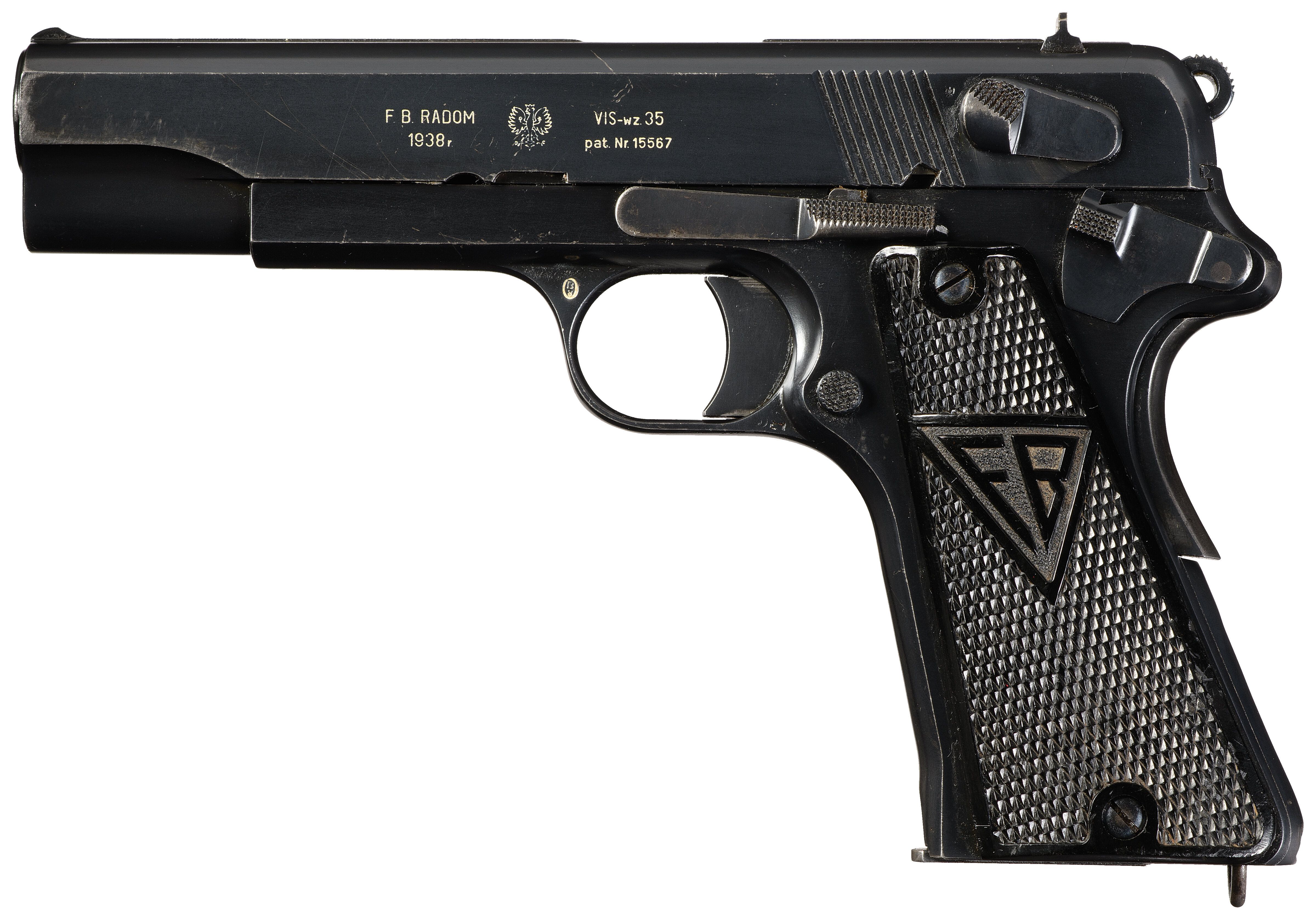 1938 Dated Polish Eagle Radom Vis 35 Semi-Automatic Pistol | Rock ...