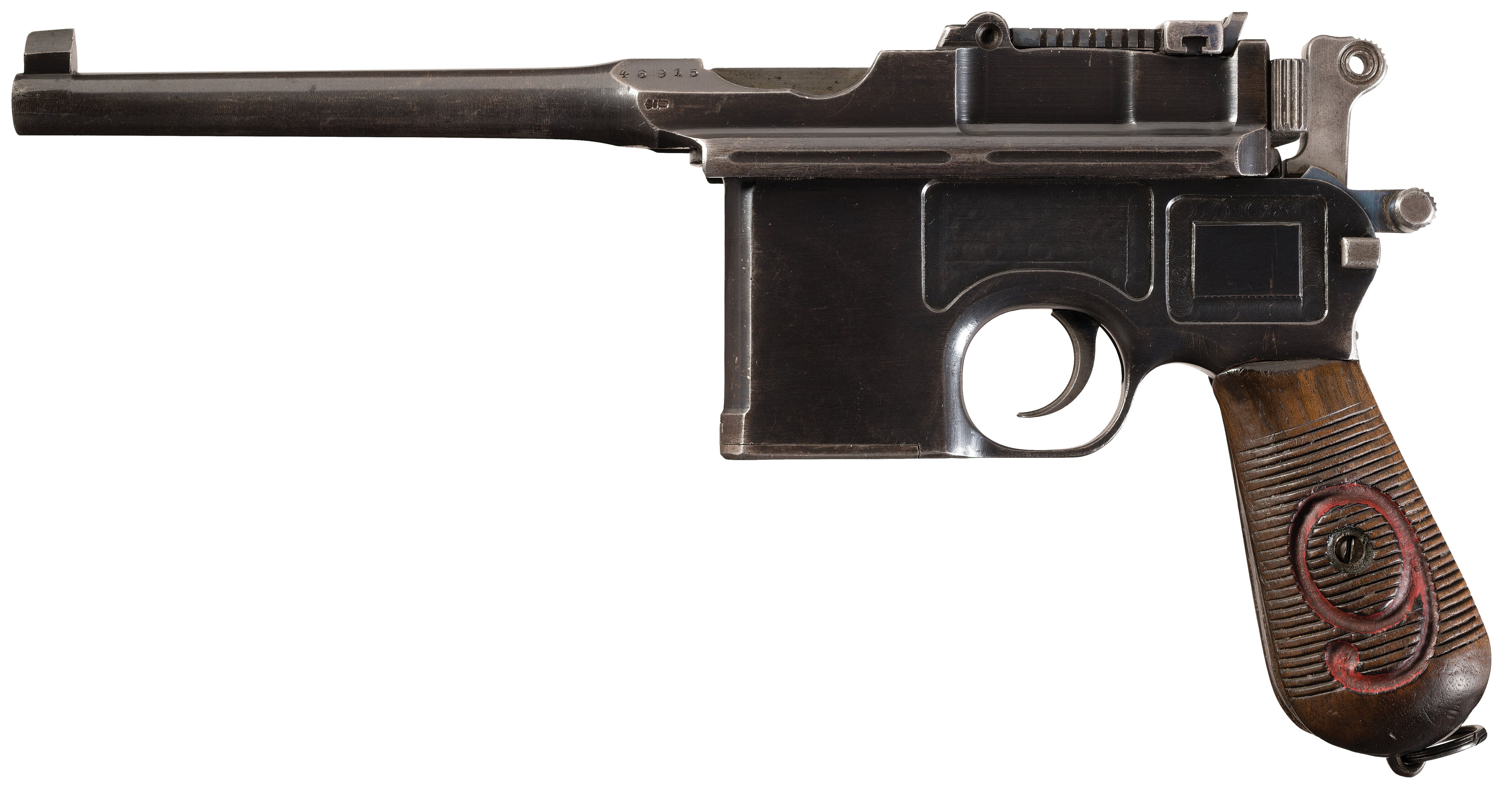 WWI Imperial German Mauser C96 Broomhandle "Red 9" Pistol | Rock Island Auction