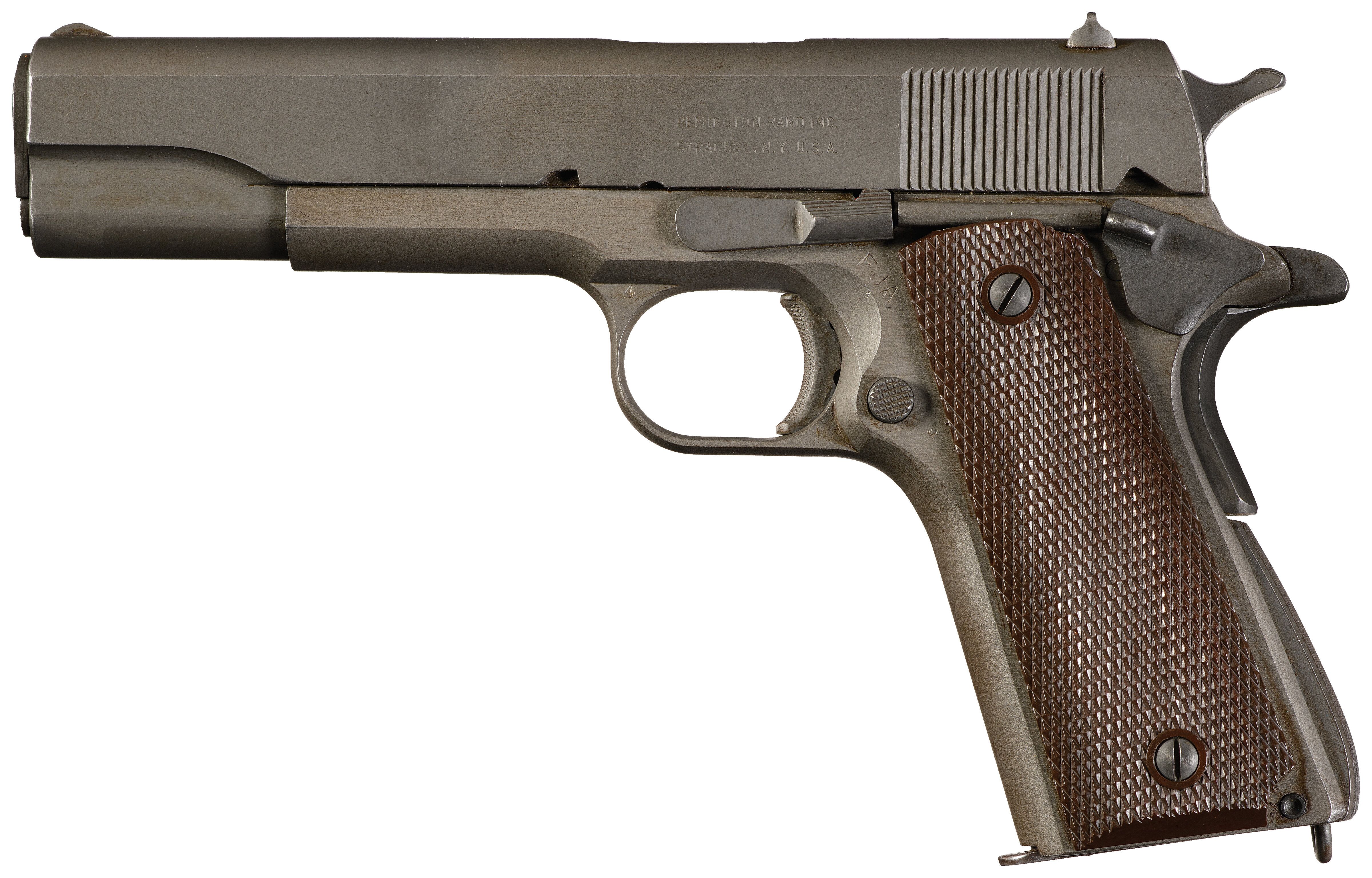 World War II U.S. Remington-Rand Model 1911A1 Pistol | Rock Island Auction
