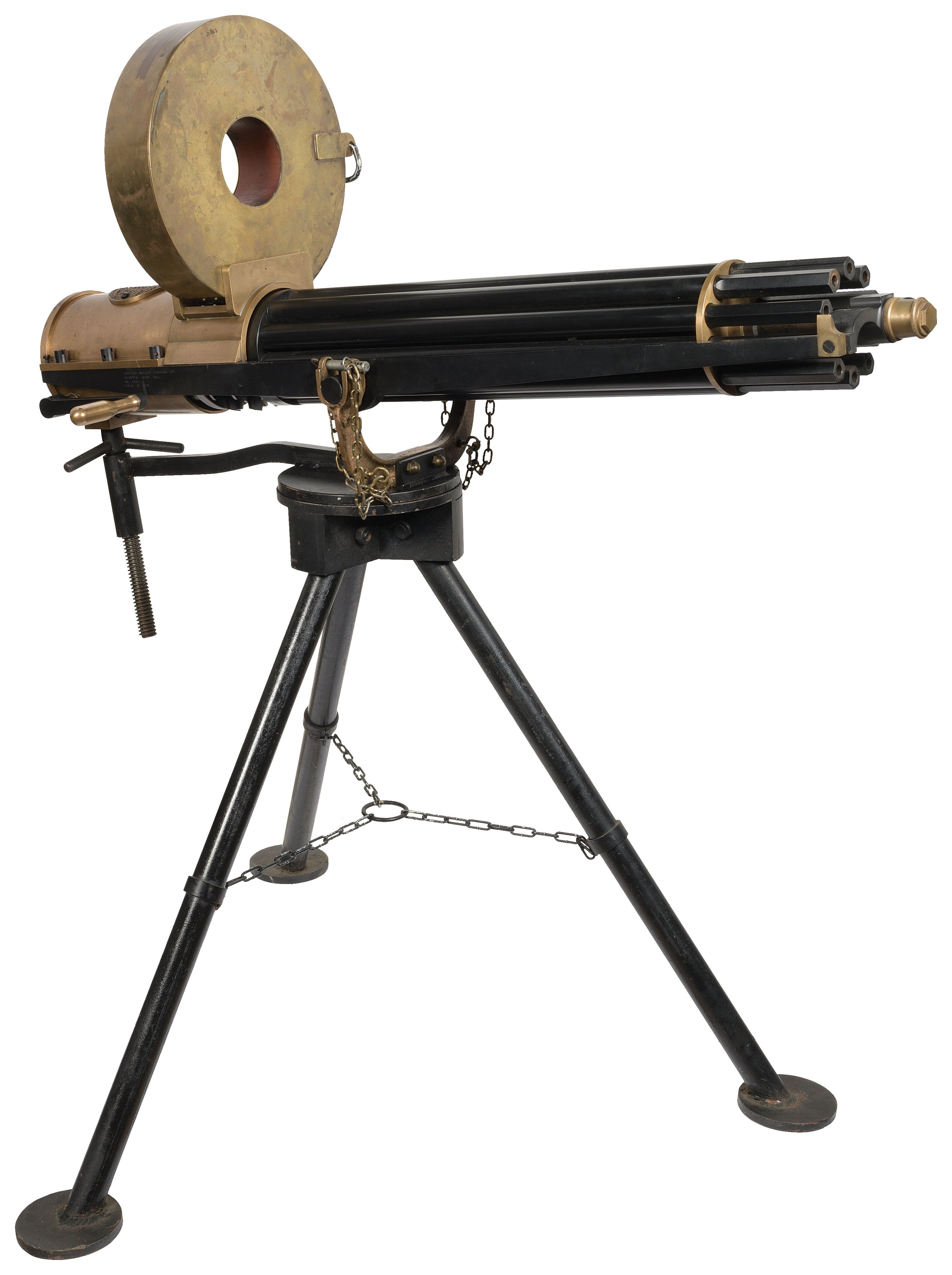 Thunder Valley Machine 1883 Pattern Gatling Gun with Tripod | Rock Island Auction