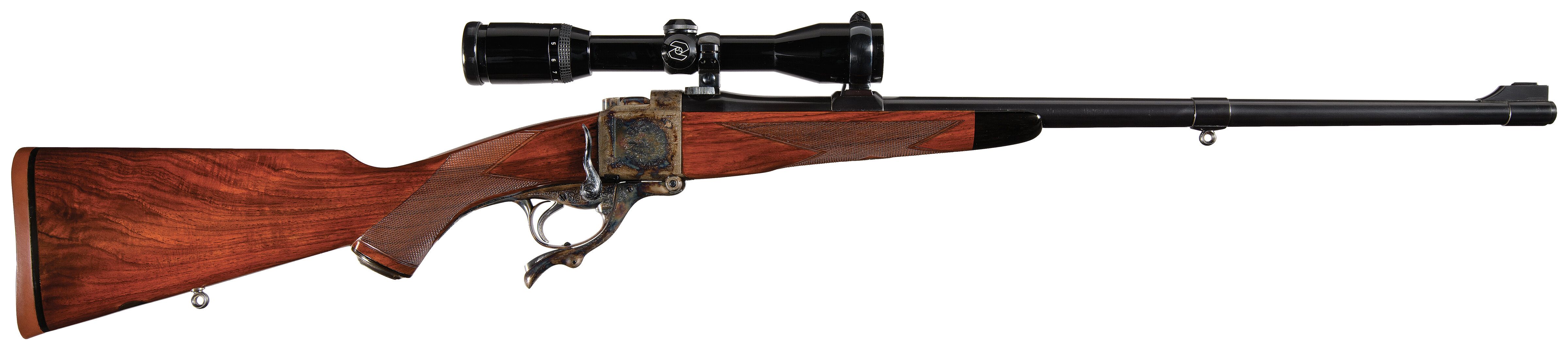 George Gibbs Farquharson Patent Single Shot Falling Block Rifle | Rock ...