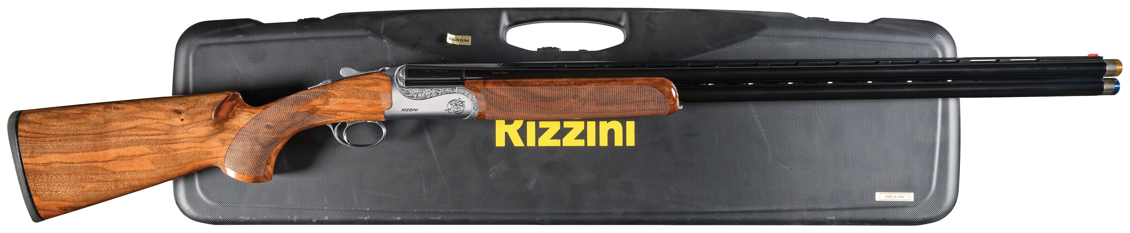 Giovanelli Engraved Rizzini Round Body Premium O/U Shotgun | Rock ...