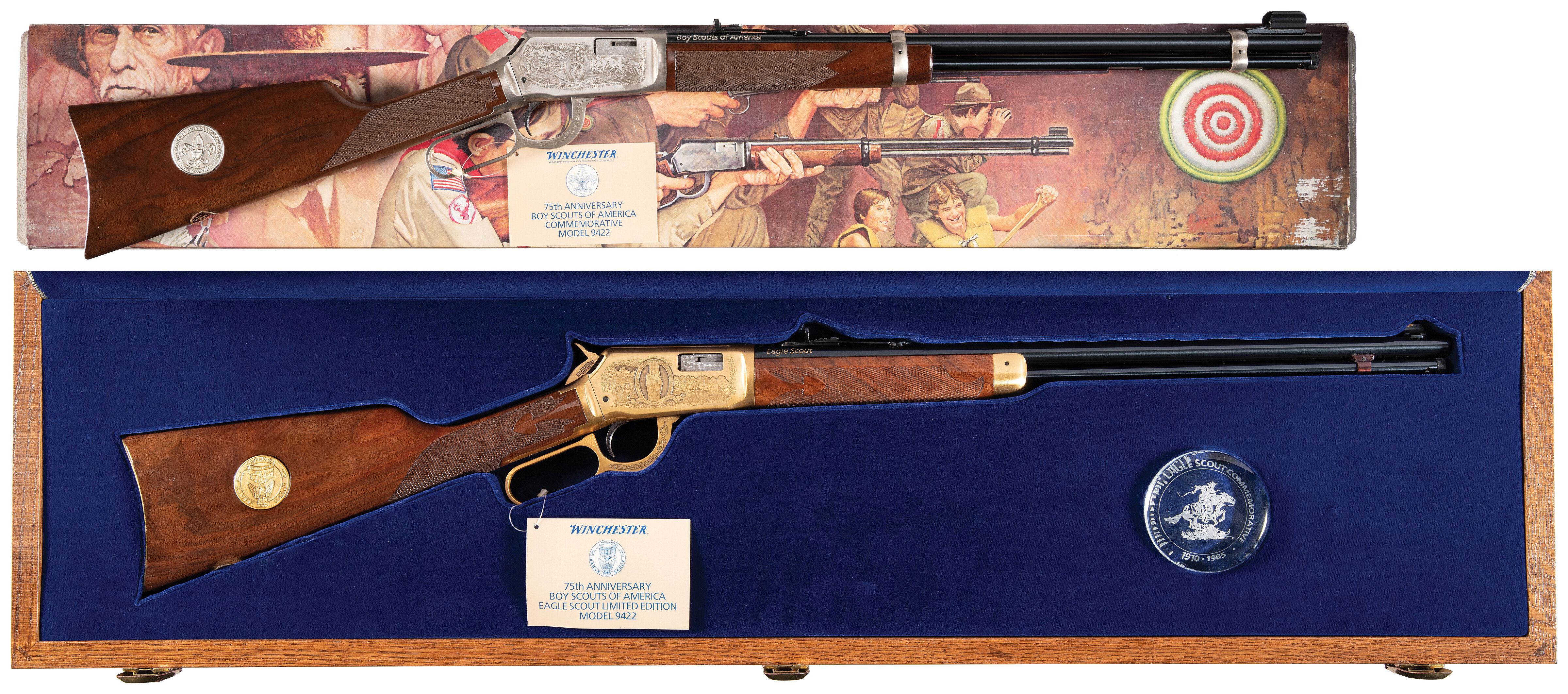Two Matched Winchester Boy Scout/Eagle Scout Rifles with Boxes | Rock ...