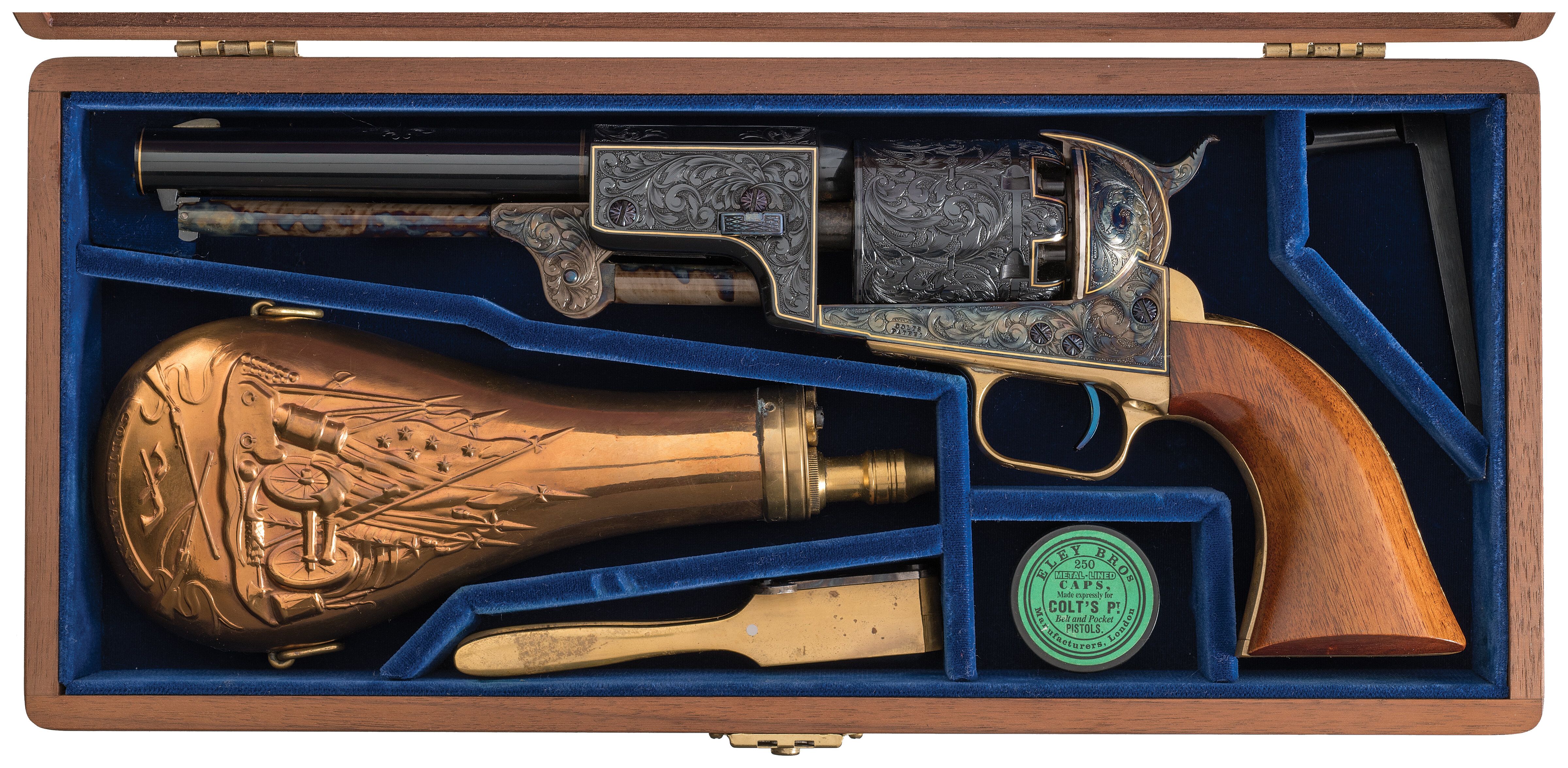 Ken Hurst Engraved Colt Black Powder Series 3rd Model Dragoon | Rock ...