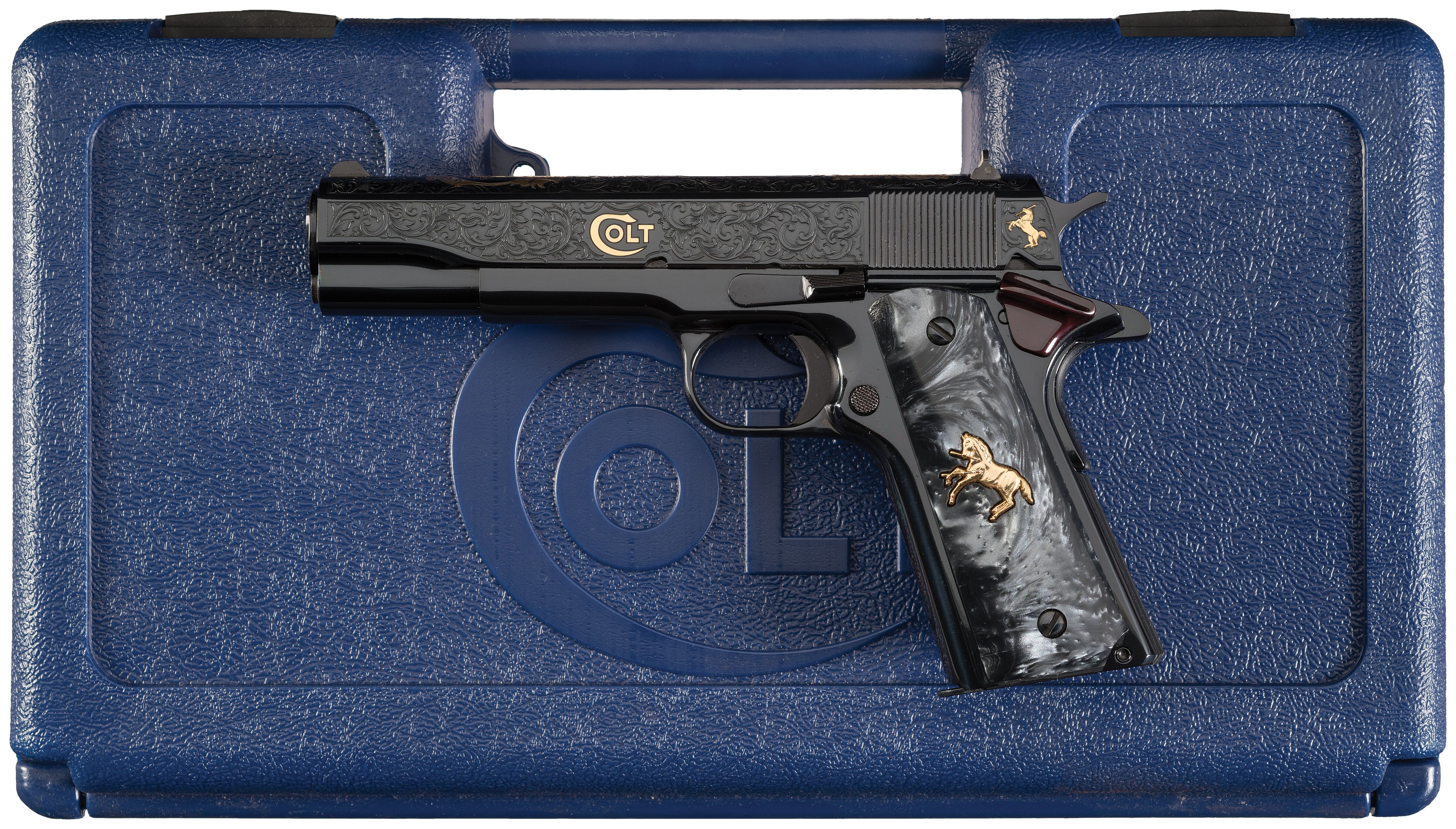 Colt Government Model Samuel Colt Edition Pistol with Case | Rock ...