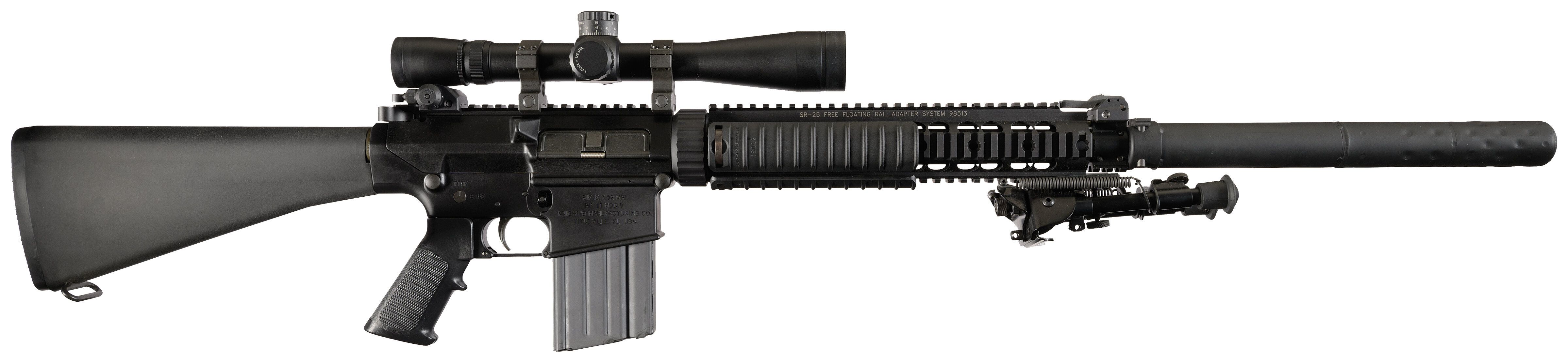 Knight's Armament MK11 MOD 0 Rifle with Silencer and Scope | Rock ...