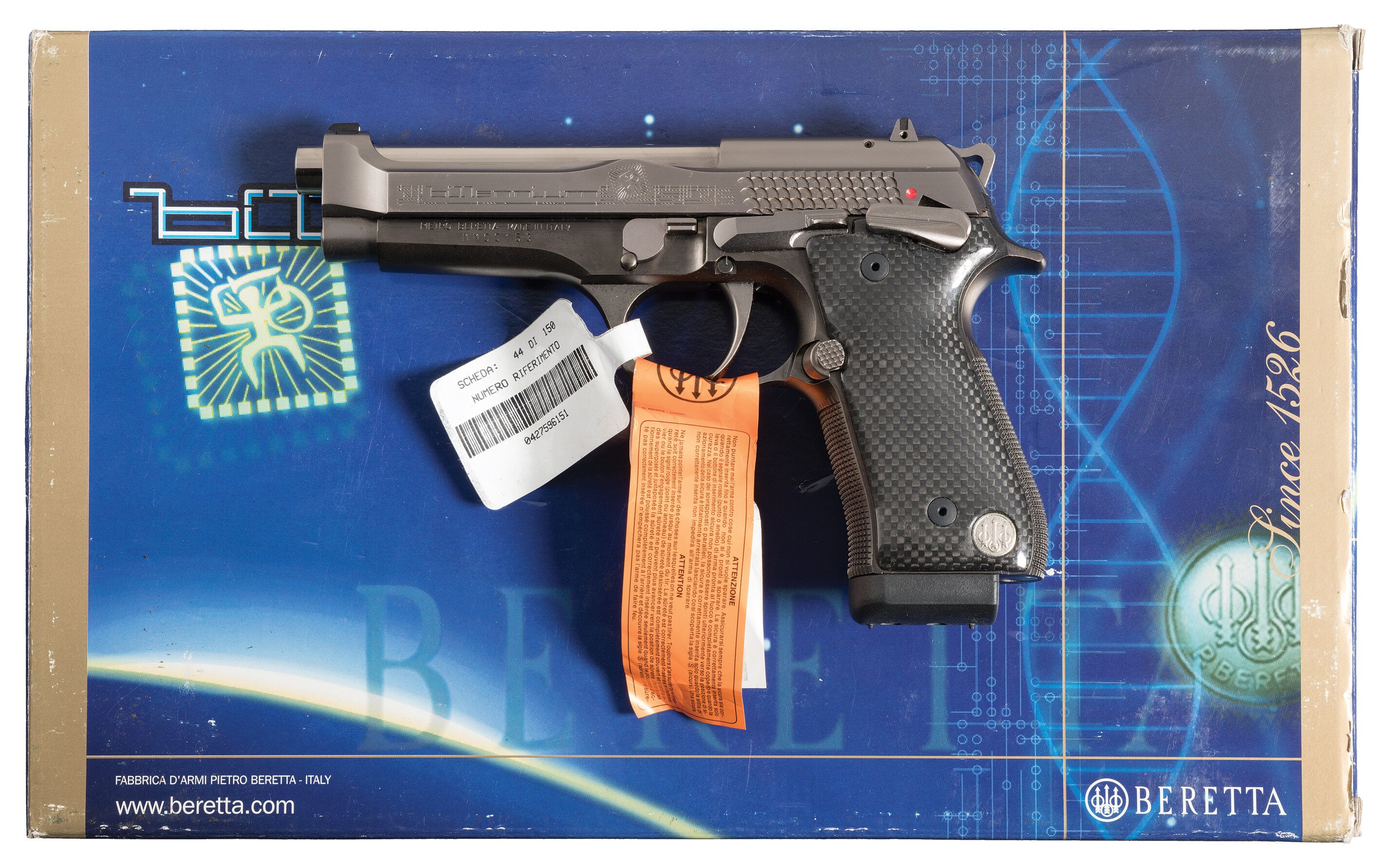 Beretta Model 92FS Billennium Pistol with Box and Case | Rock Island ...