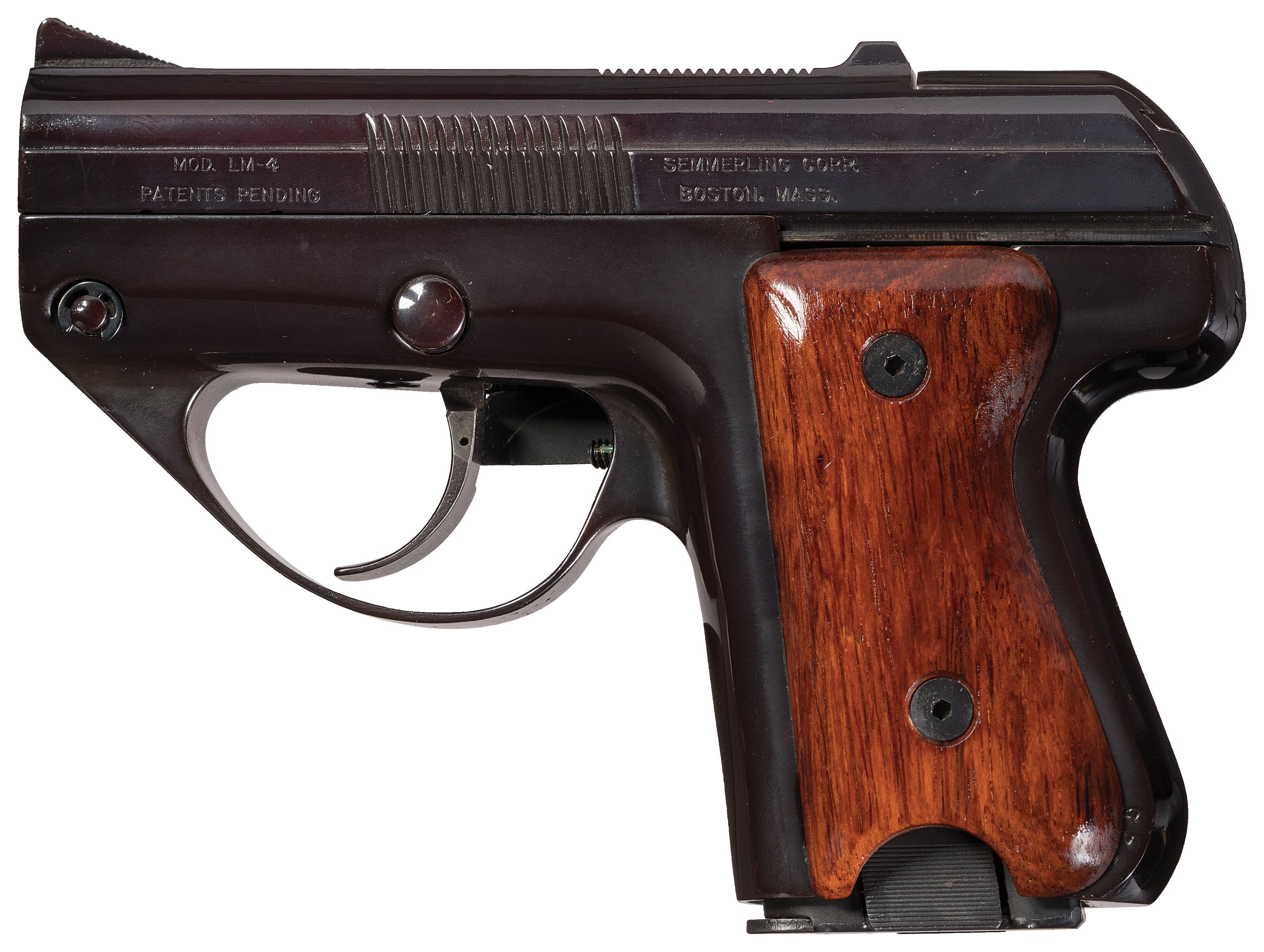 Semmerling Model LM-4 Pistol | Rock Island Auction