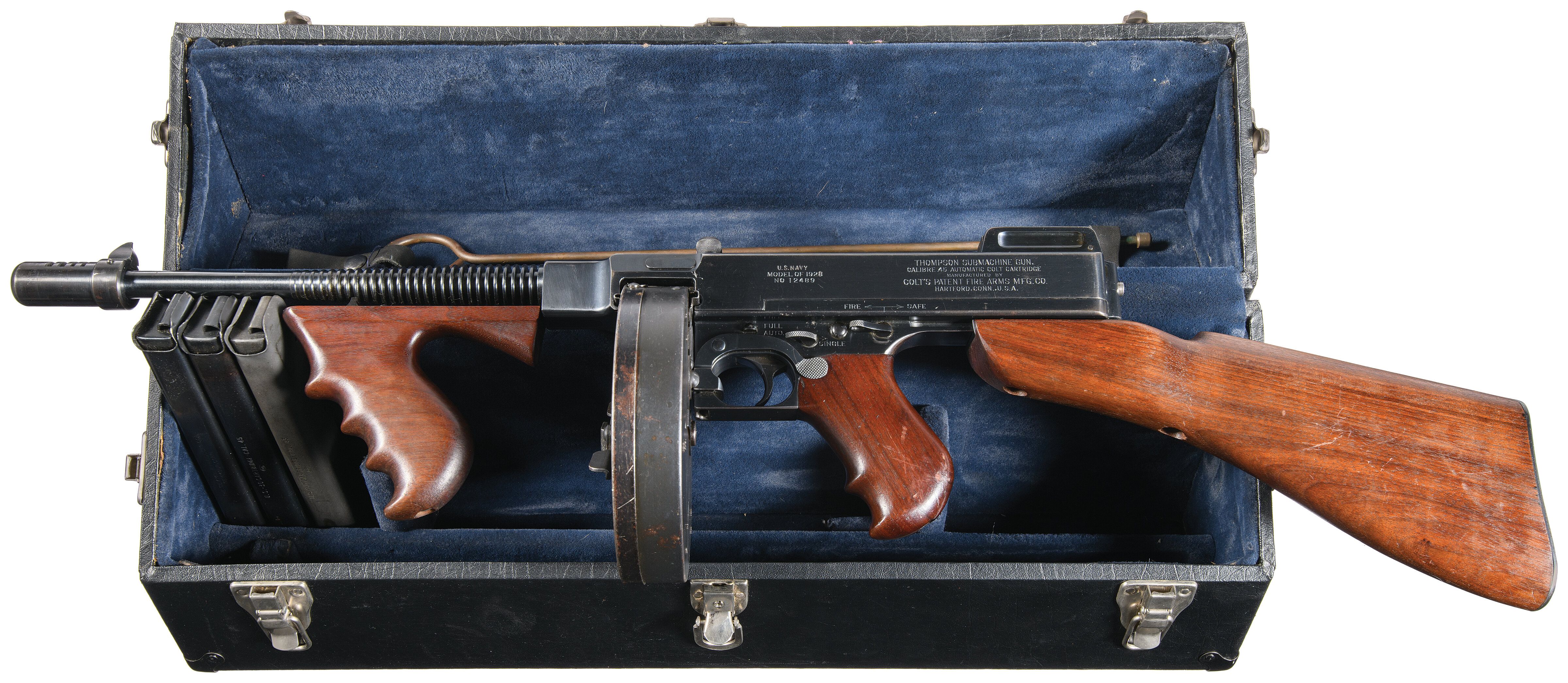 Colt 1921/1928 Navy Overstamp Thompson, Class III/NFA C&R | Rock Island ...