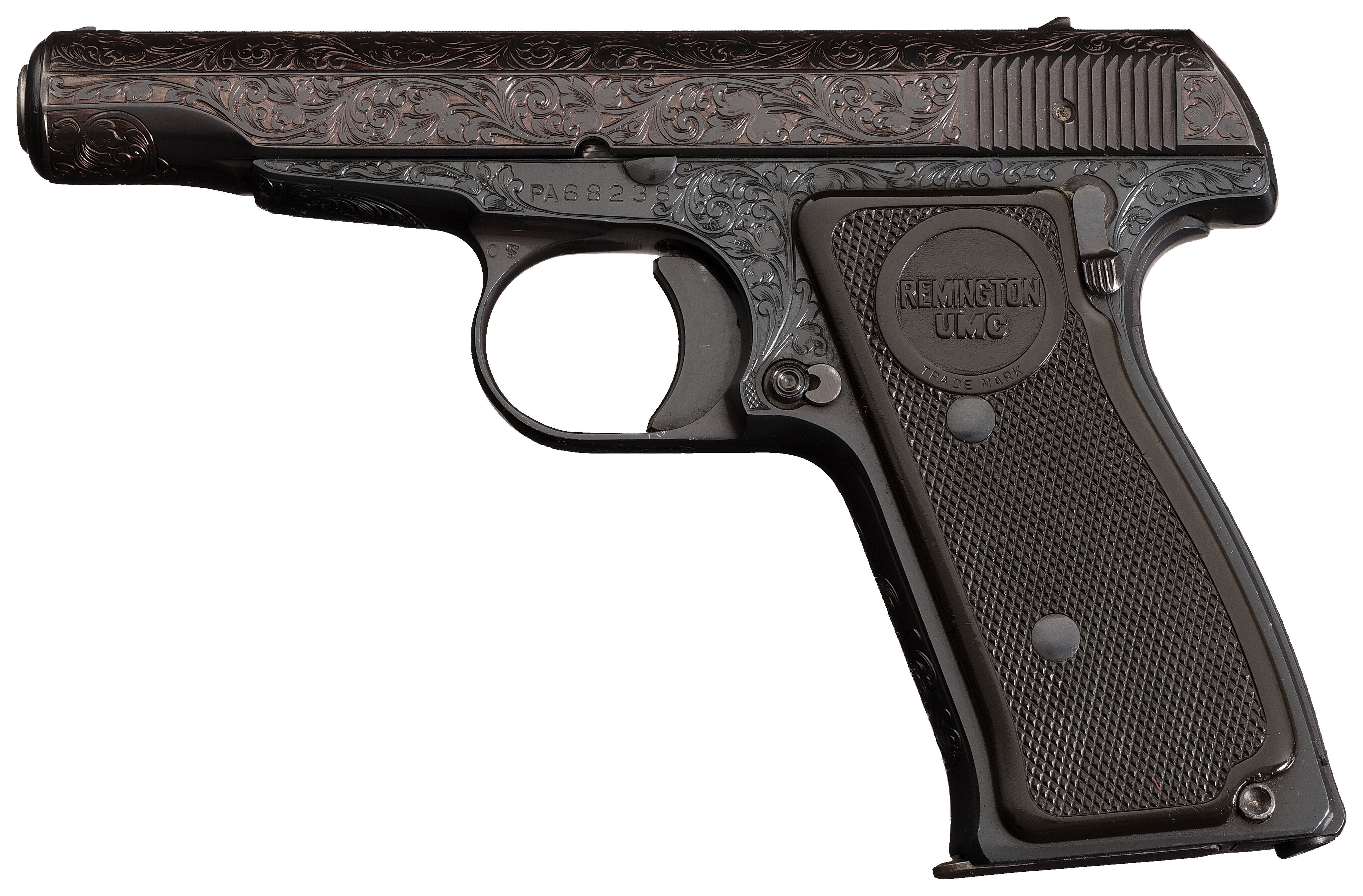 Engraved Remington Model 51 Semi-Automatic Pistol | Rock Island Auction