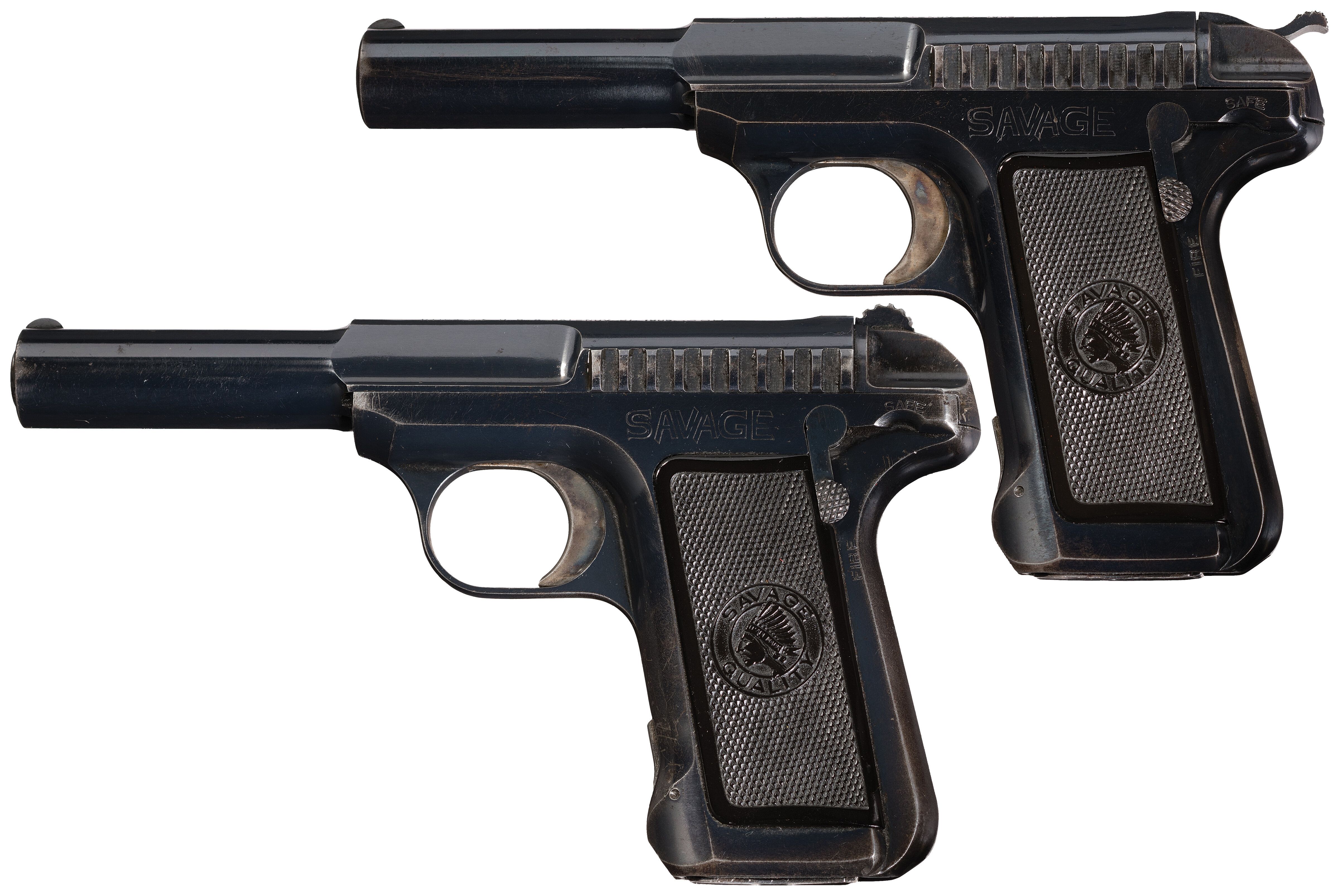 Pair of Consecutively Serialized Savage Model 1907 Pistols | Rock ...