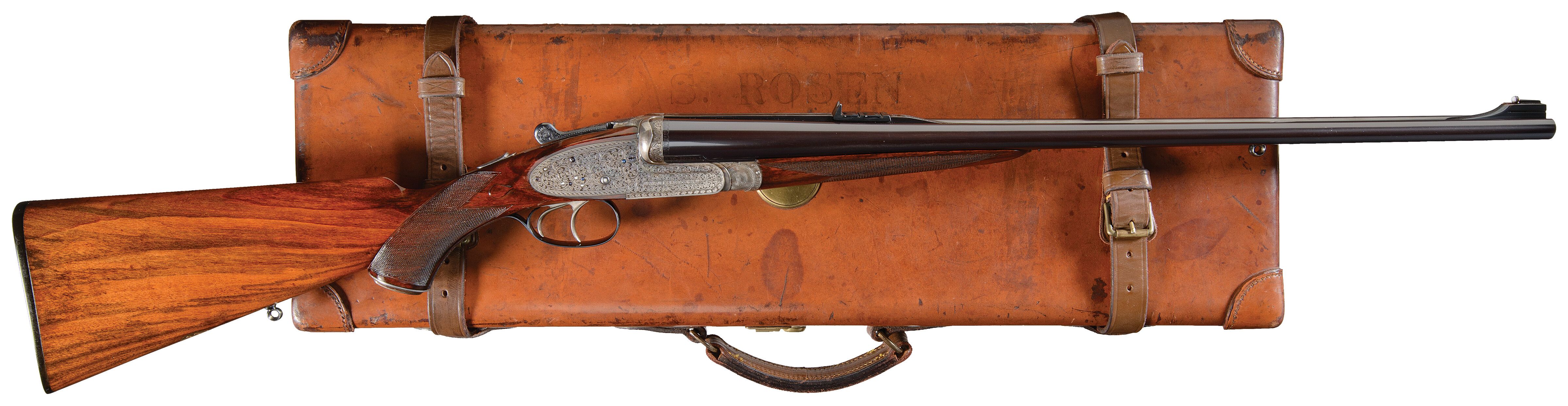 Engraved W. J. Jeffery & Co. Sidelock Ejector Double Rifle | Rock ...