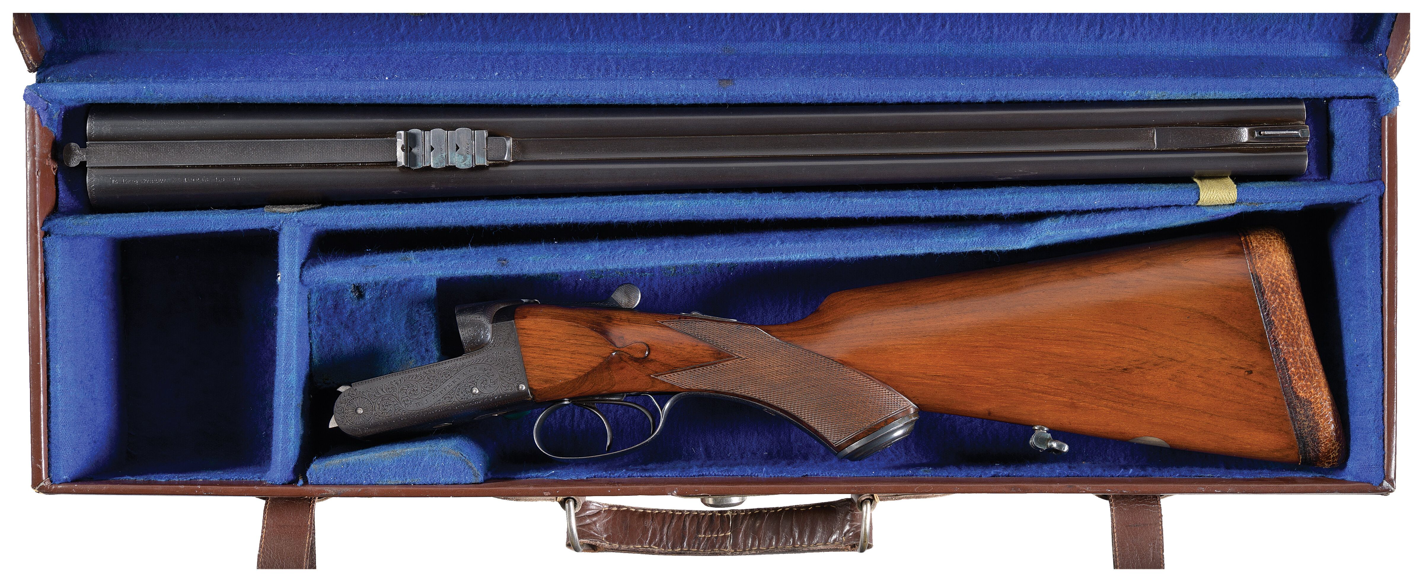 Engraved W. J. Jeffery & Co. Boxlock Ejector Double Rifle | Rock Island ...