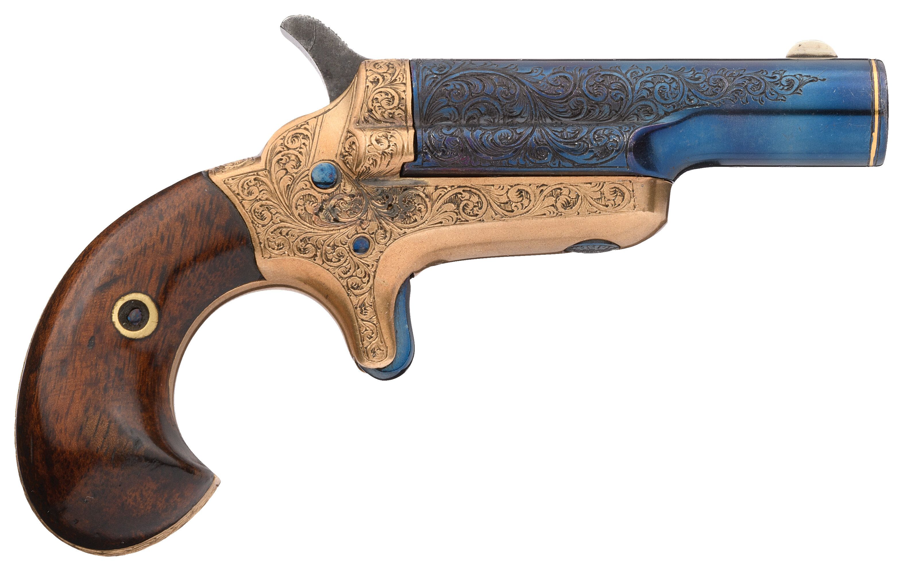 Engraved and Gold Inlaid Colt Third Model "Thuer" Derringer | Rock ...