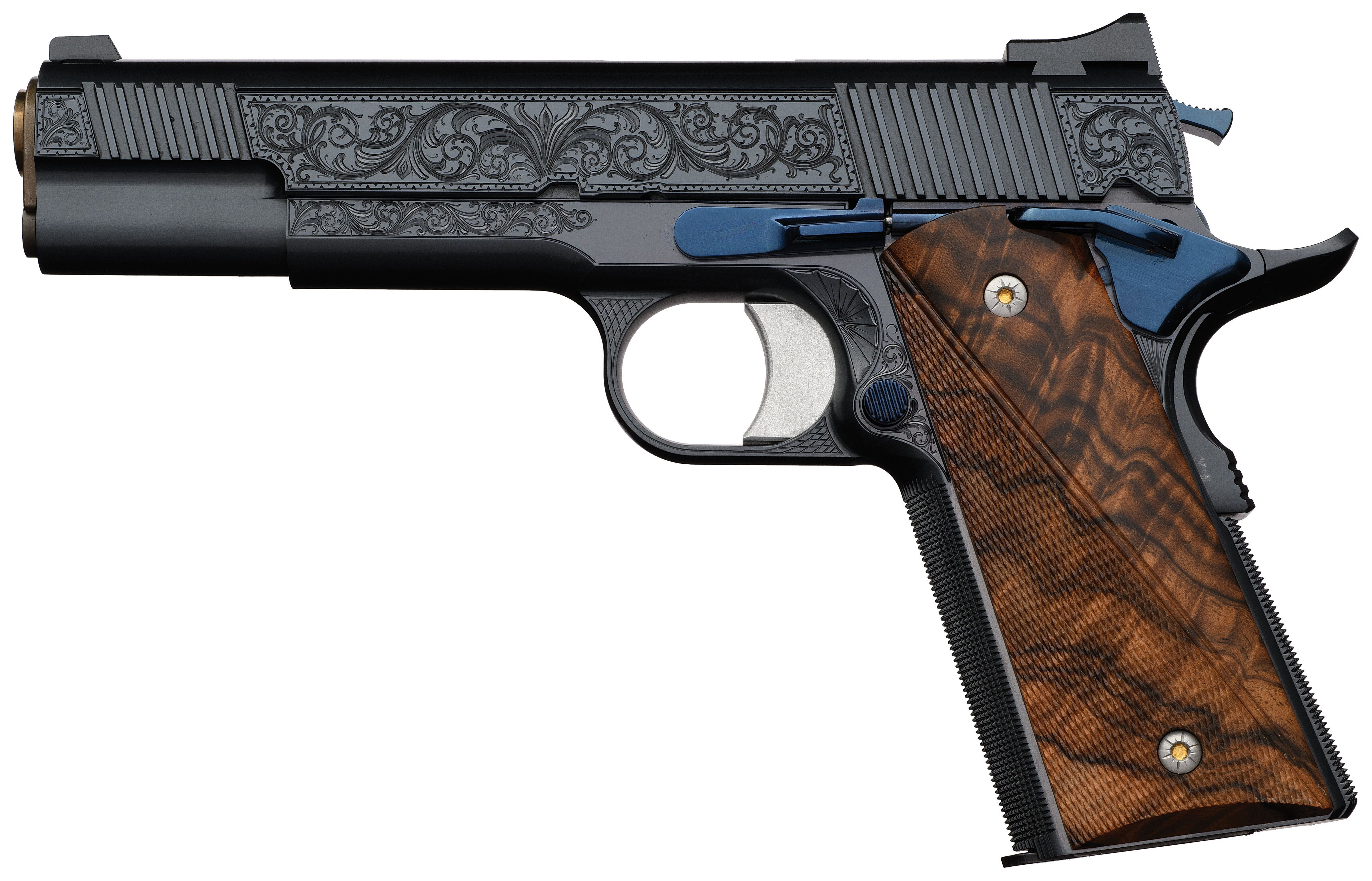 One-of-One Engraved American Pistolsmiths Guild 1911 Pistol | Rock ...