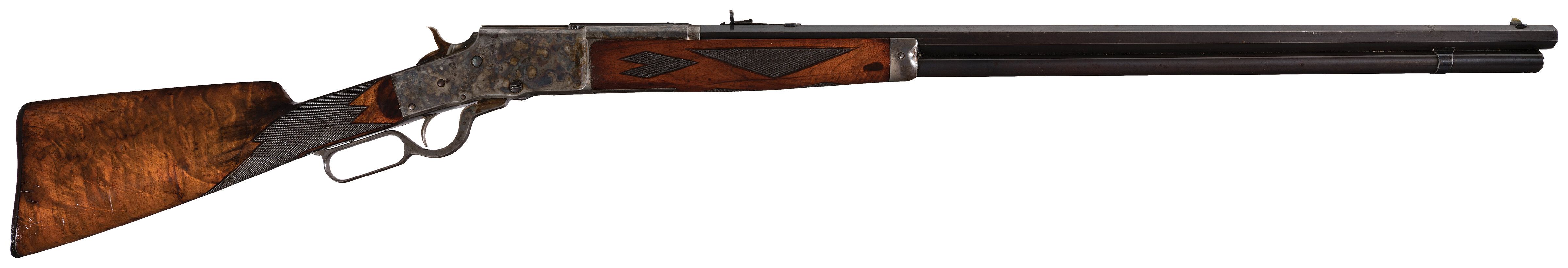 Deluxe Special Order Casehardened Bullard Rifle | Rock Island Auction
