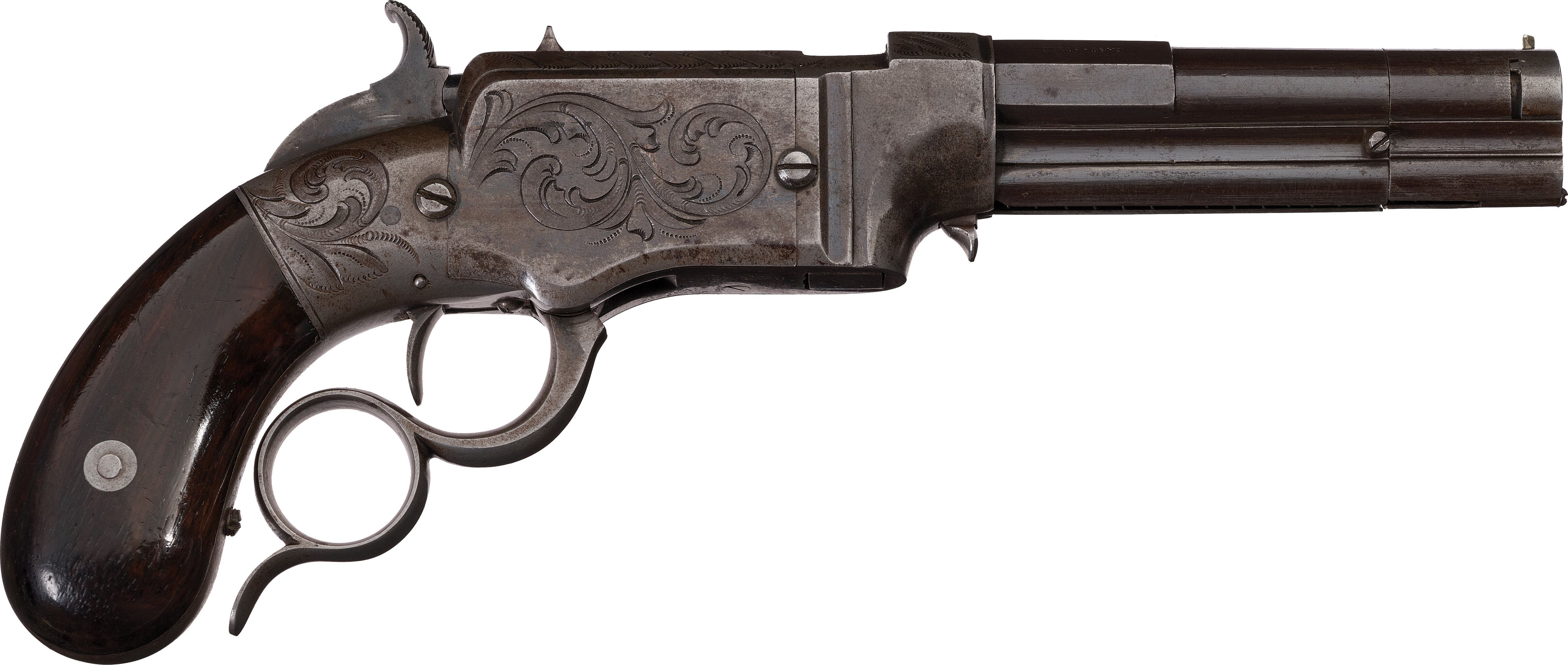 Factory Engraved Smith & Wesson Volcanic No. 1 Pistol | Rock Island Auction