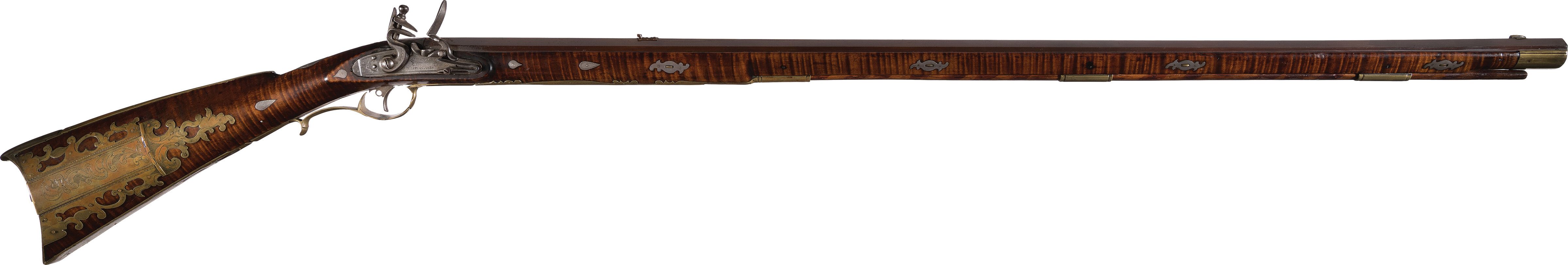 Golden Age Style Flintlock Kentucky Long Rifle | Rock Island Auction
