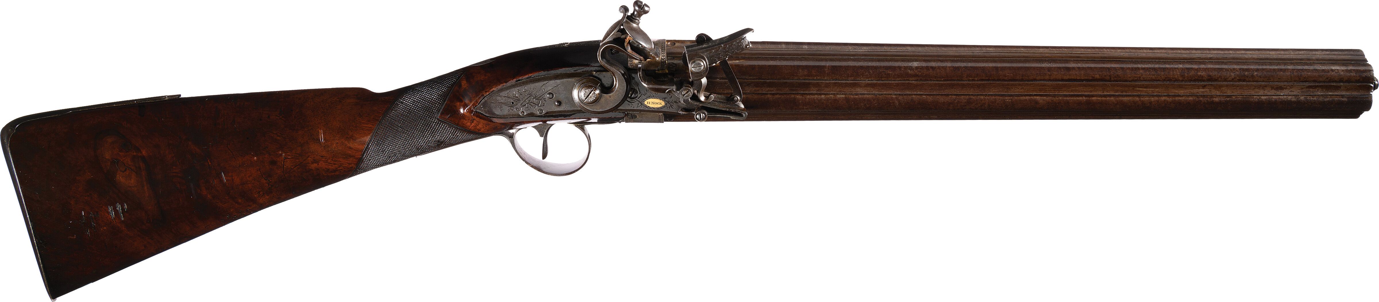 Henry Nock Revolving Flintlock Carbine | Rock Island Auction