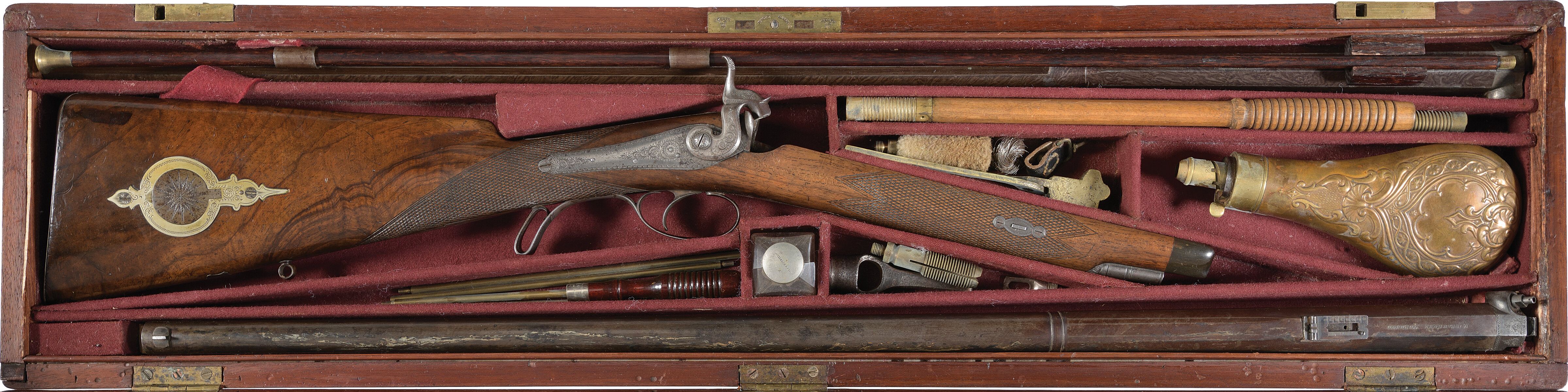 W.G. Rawbone Back Action Percussion Sporting Rifle/Shotgun Set | Rock ...