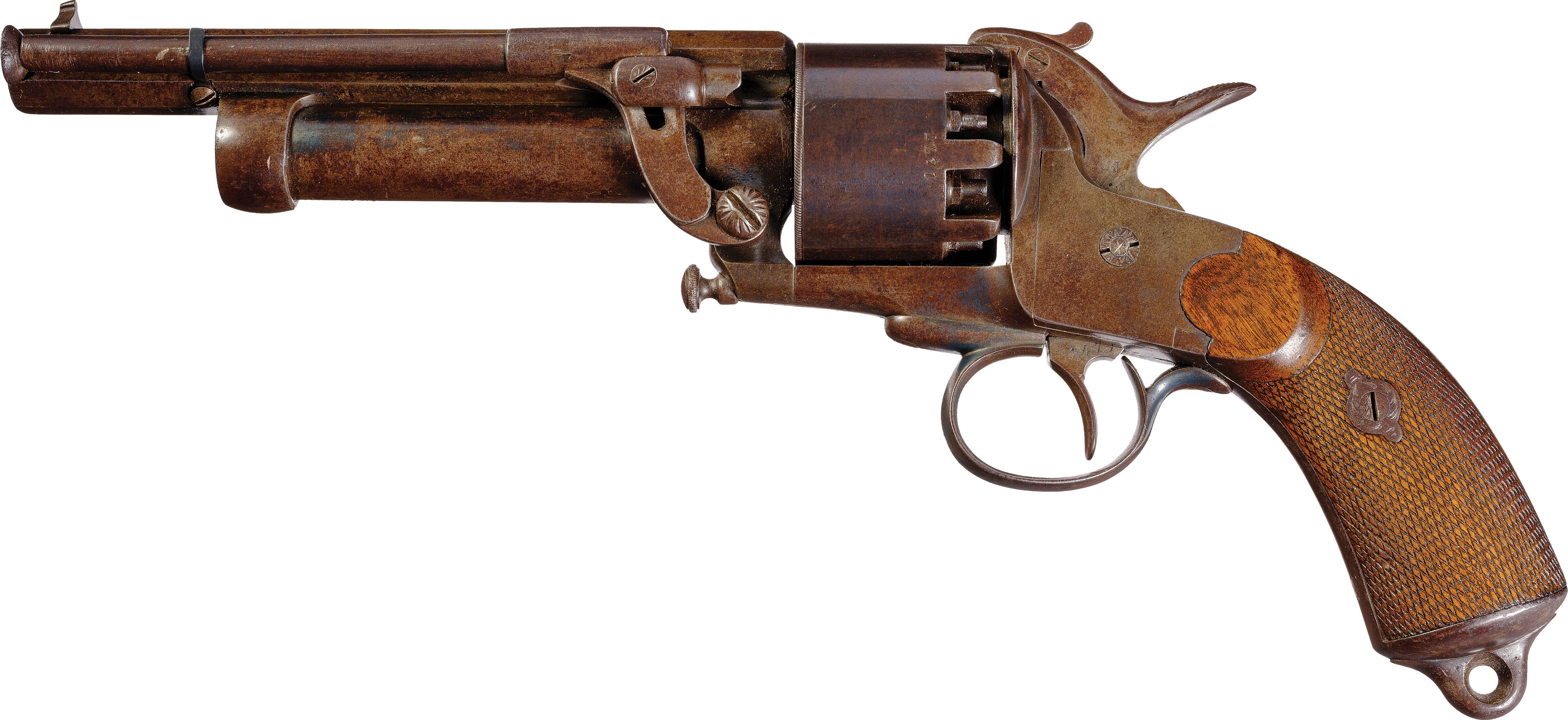 Parisian Second Model LeMat "Grape Shot" Percussion Revolver | Rock ...