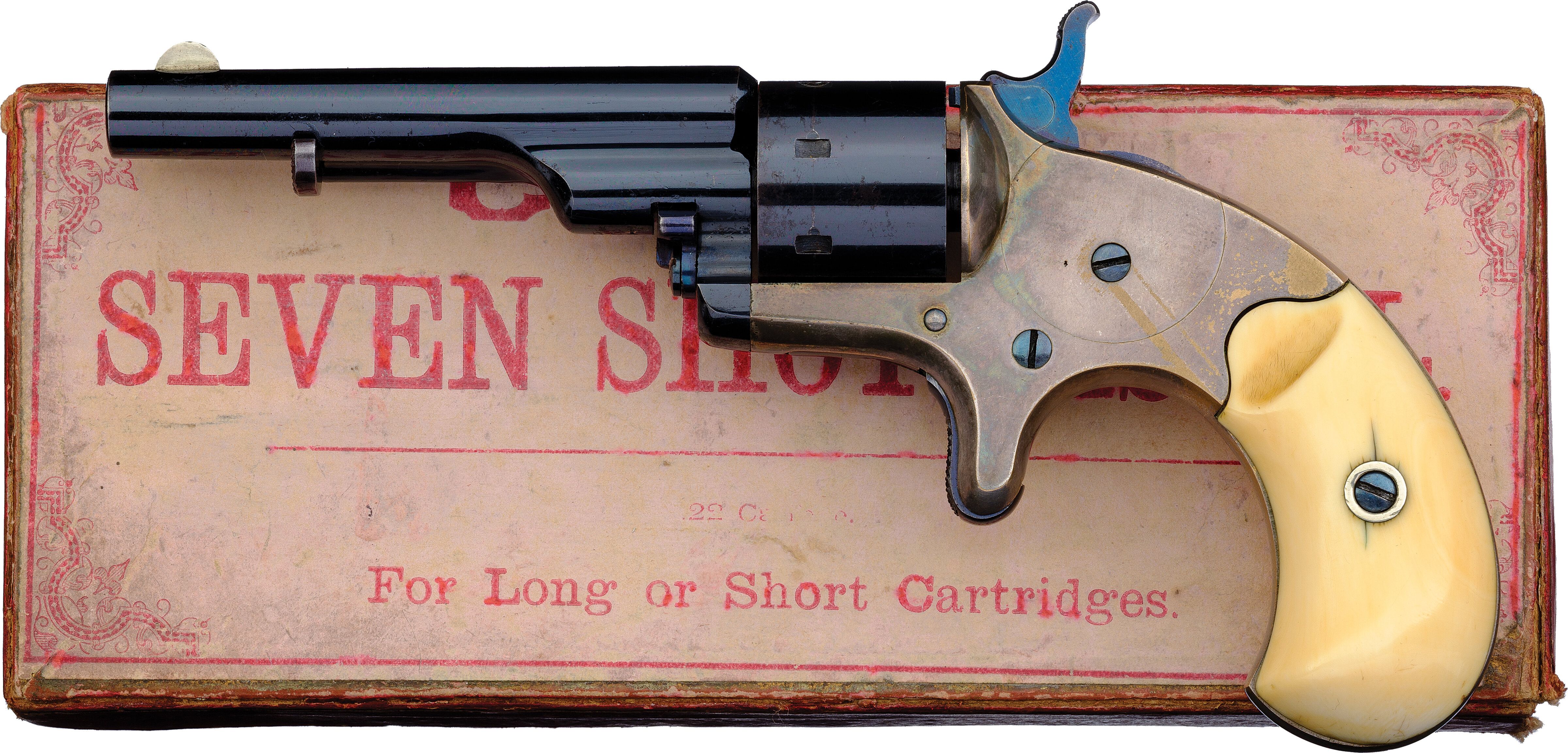 Blue and Silver Finish Colt Open Top Pocket Revolver | Rock Island Auction