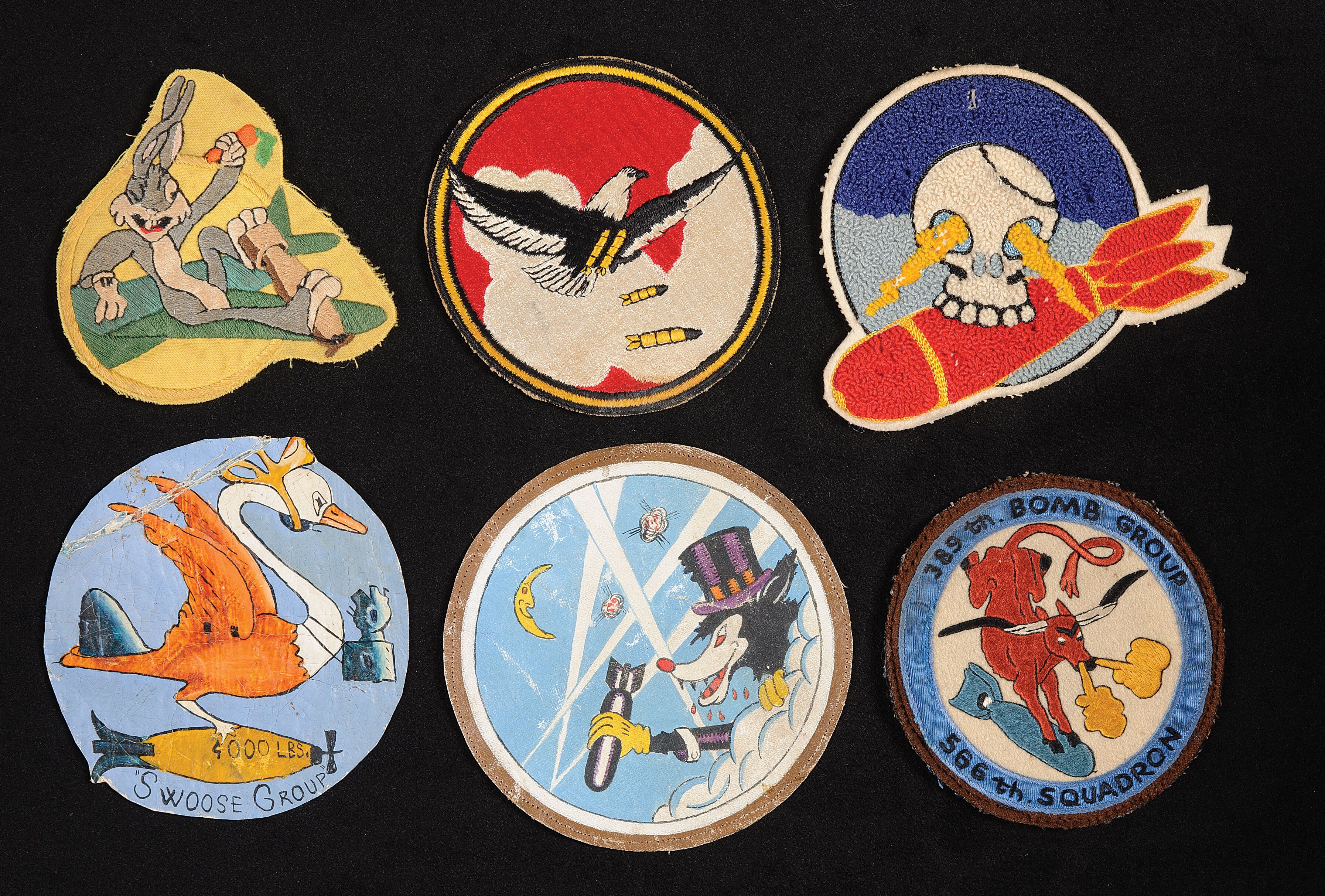 Six World War II Bomb Group Aviation Patches | Rock Island Auction